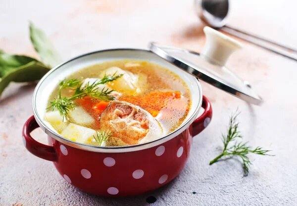 Tasty Poached Cream Dory in Sour Soup Recipe | Recipedia