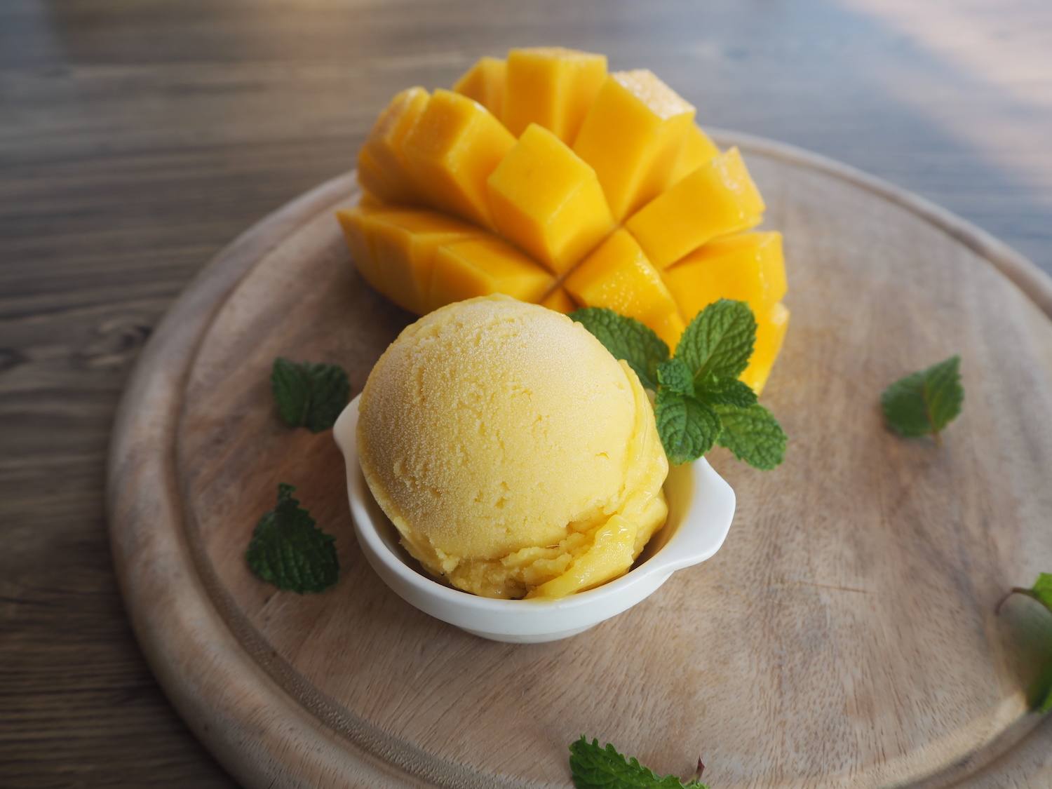 Nieve de mango casera | Recepedia