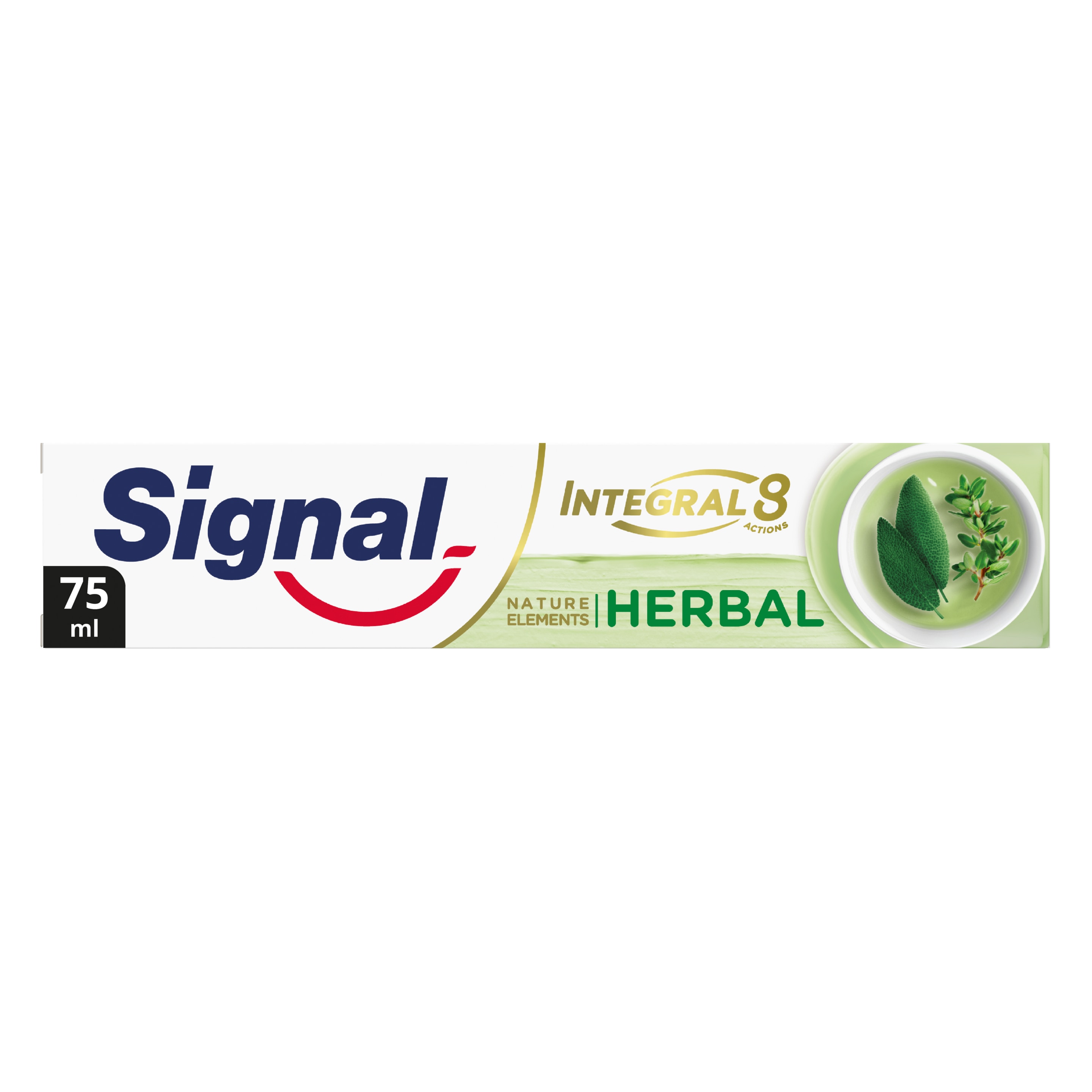 Signal Integral 8 Nature Elements Tandpasta Herbal 75 ml | Signal