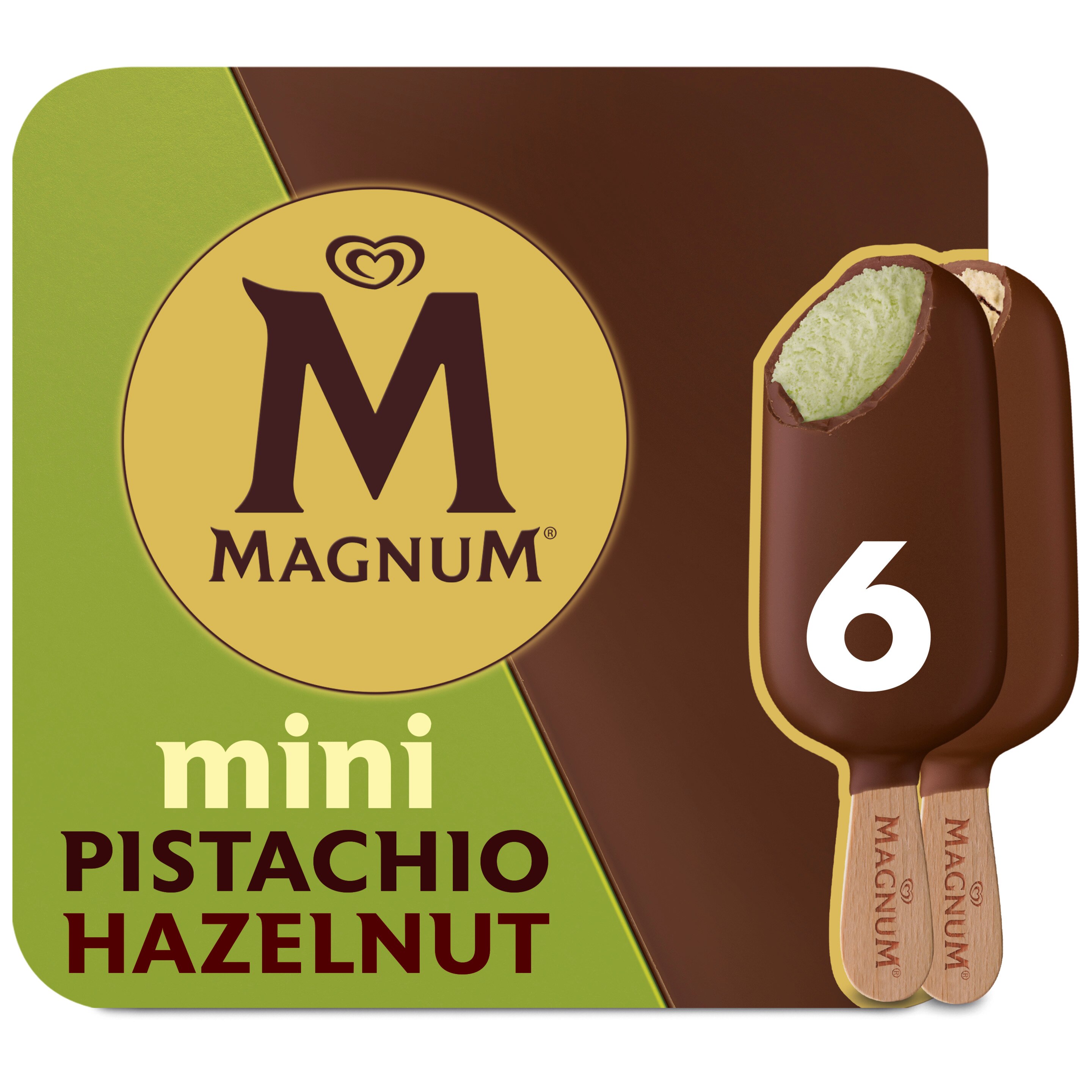 Magnum Mini Pistachio & Hazelnut 6 x 55 ml | Magnum Österreich