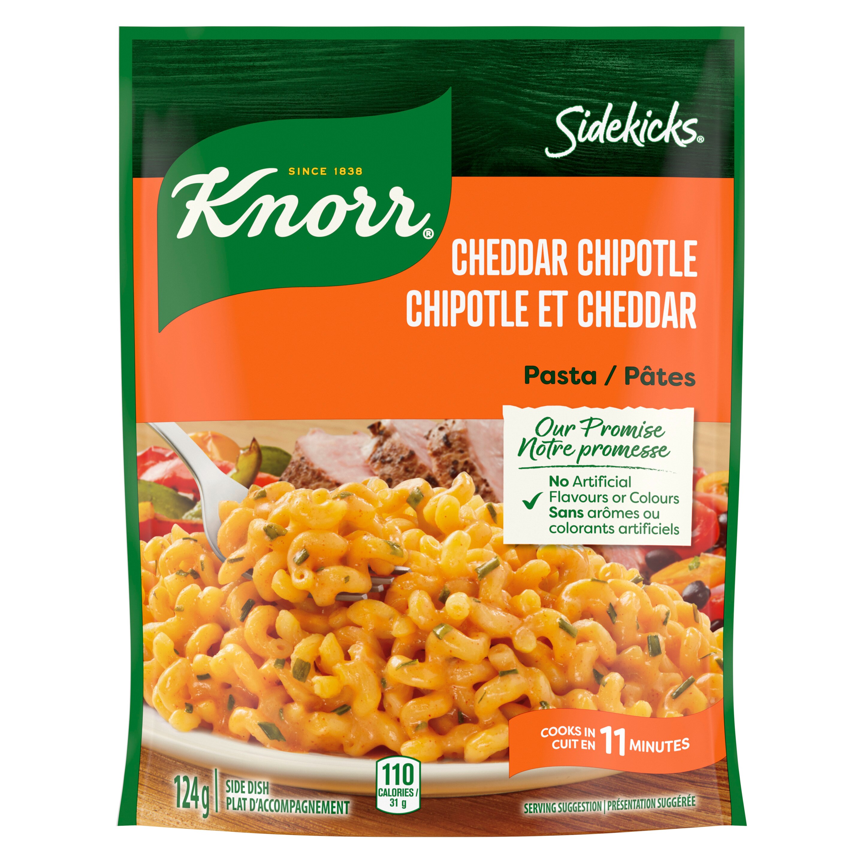 Sidekicks® Cheddar Chipotle Pasta Side Dish | Knorr CA