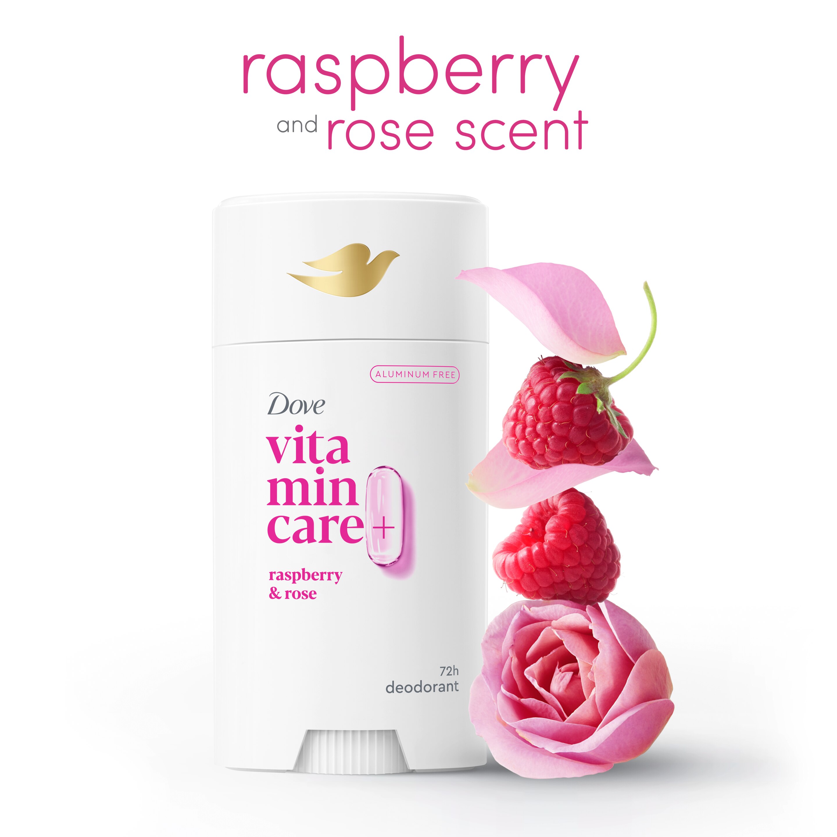 VitaminCare+ Deodorant Stick Raspberry & Rose | Dove