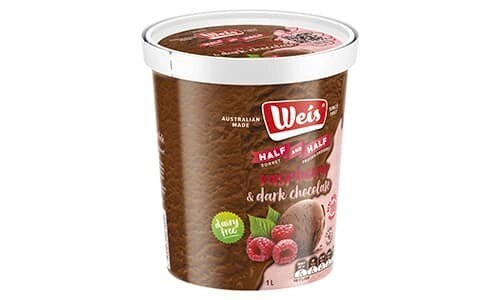 Half & Half Raspberry & Dark Chocolate