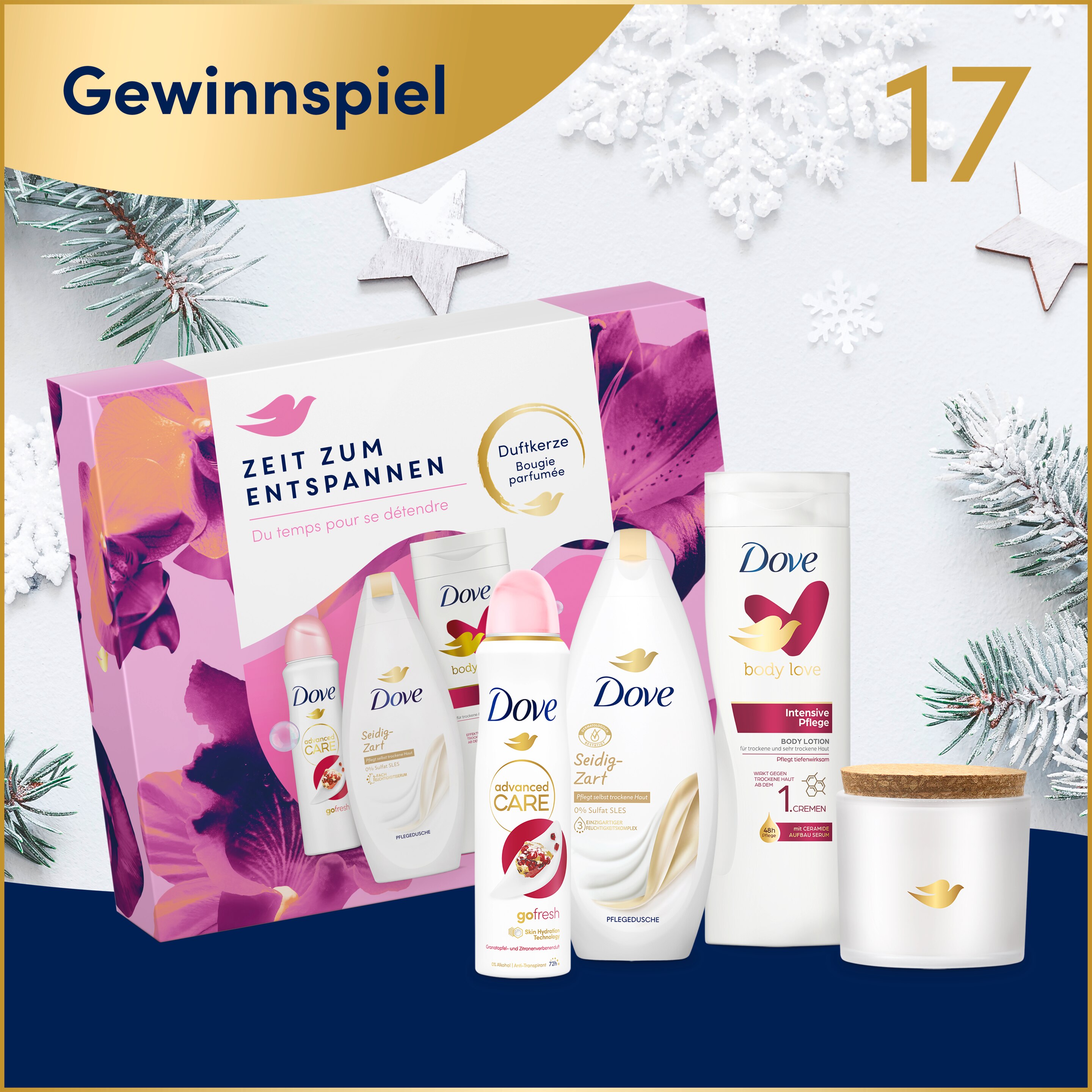 Digitaler Adventskalender | Dove Kampagnen - Dove