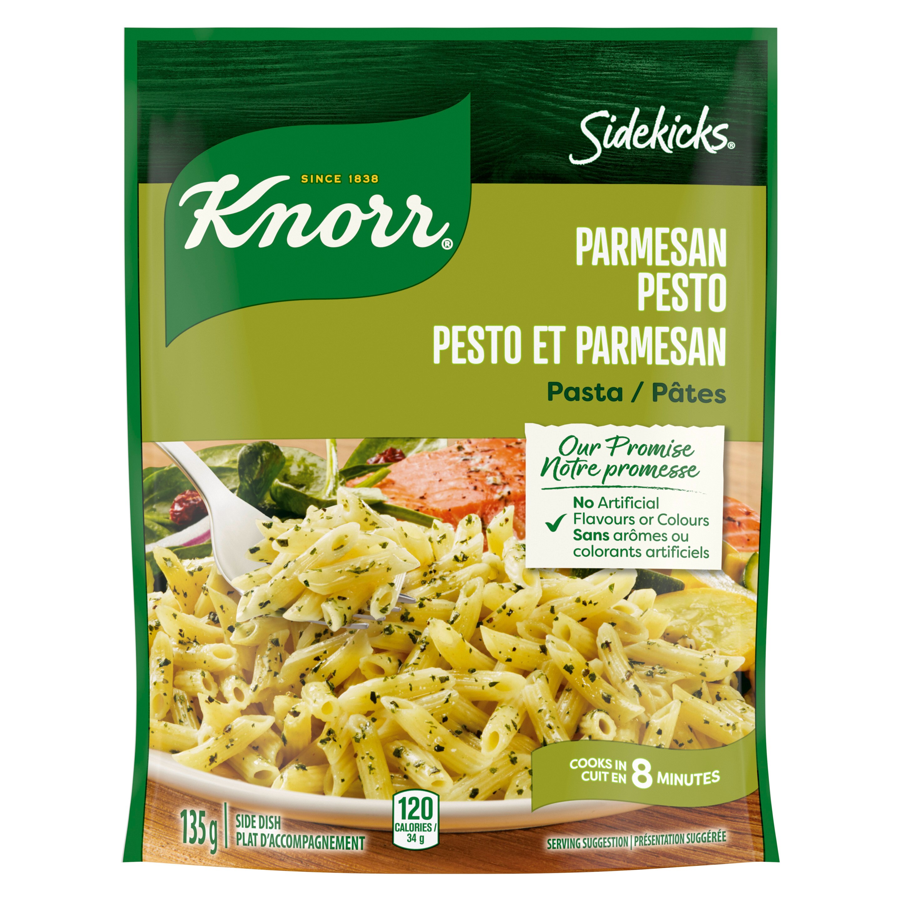 Sidekicks® Parmesan Pesto Pasta Side Dish | Knorr CA