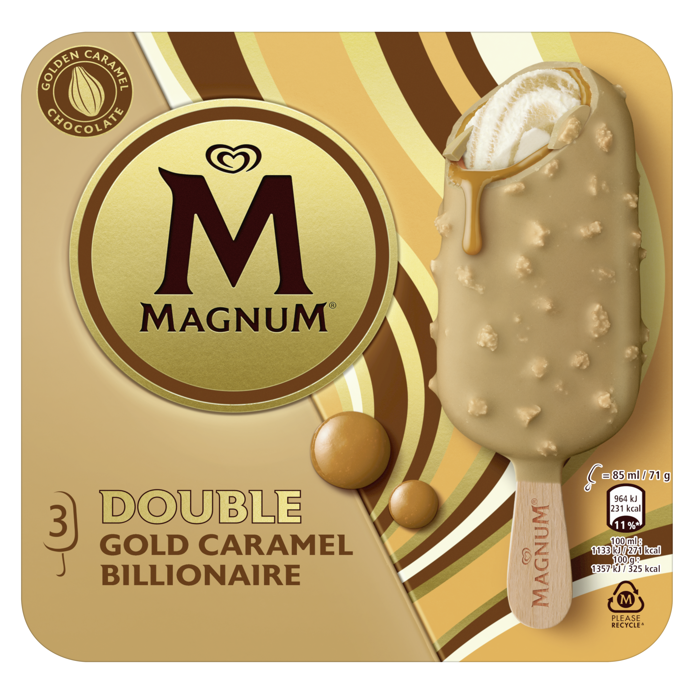 Magnum Signature Peach Ice Cream Sticks 3x 90 ml