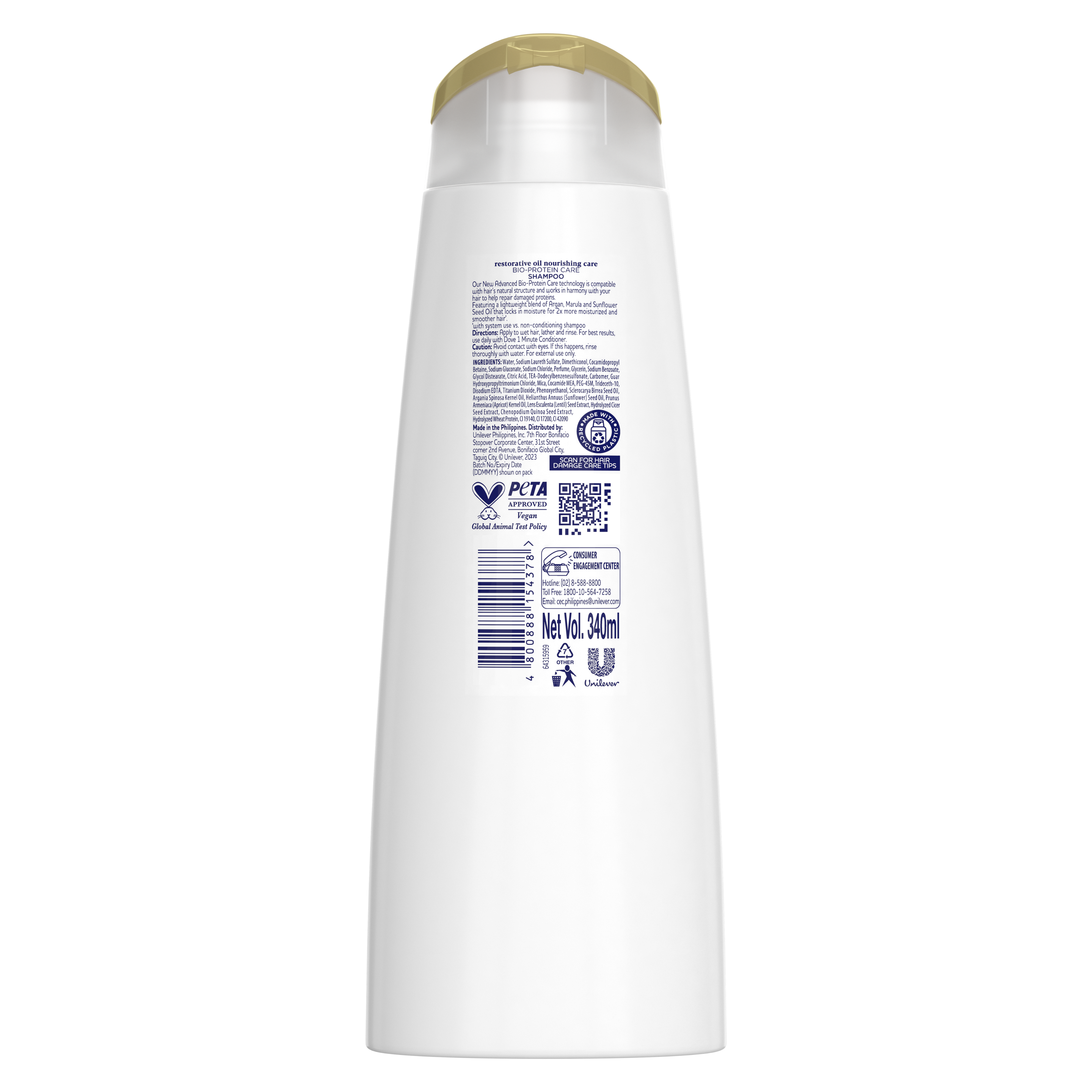 Dove Restorative Oil Nourishing Care Shampoo | AllThingsBeauty