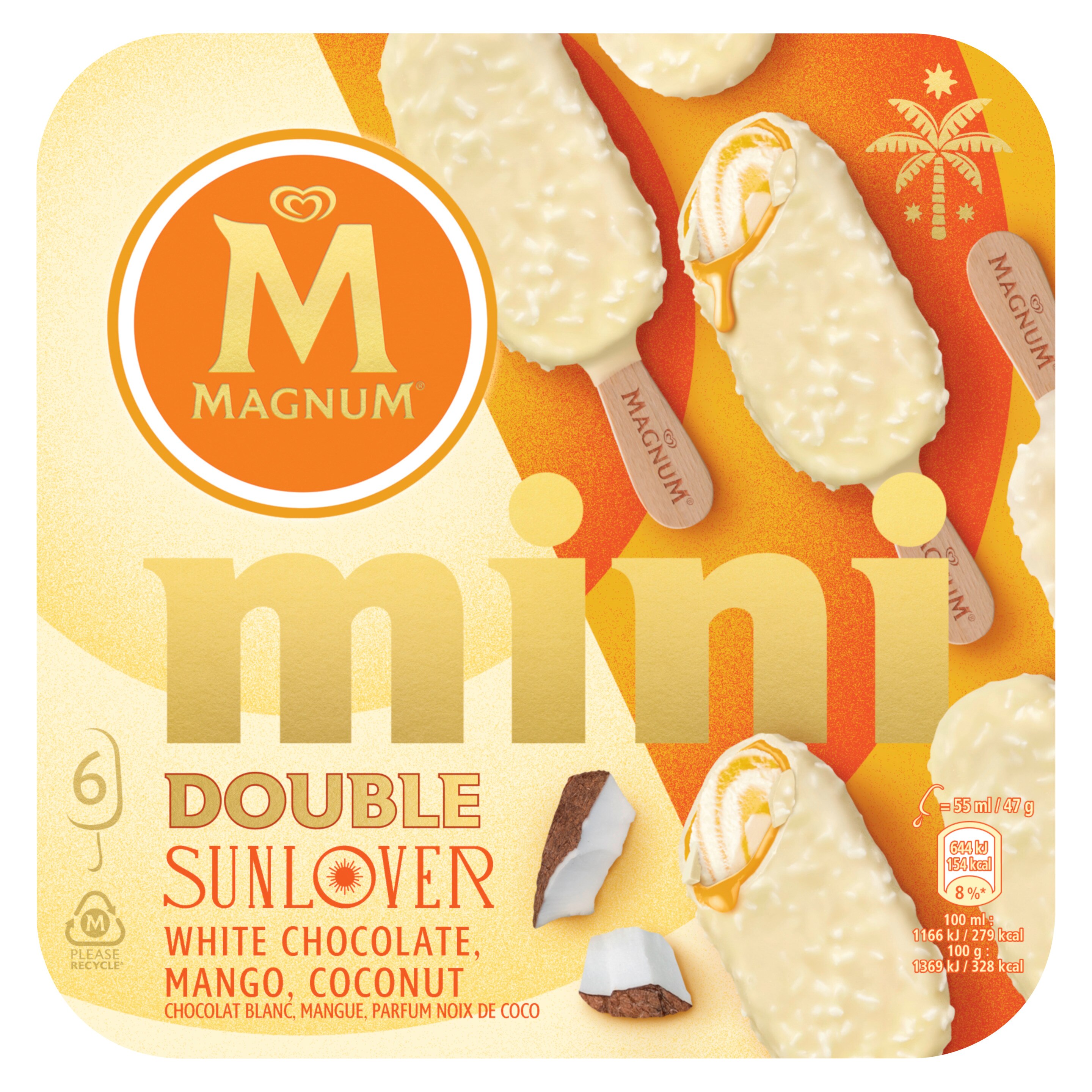 Magnum Mini Double Sunlover x6