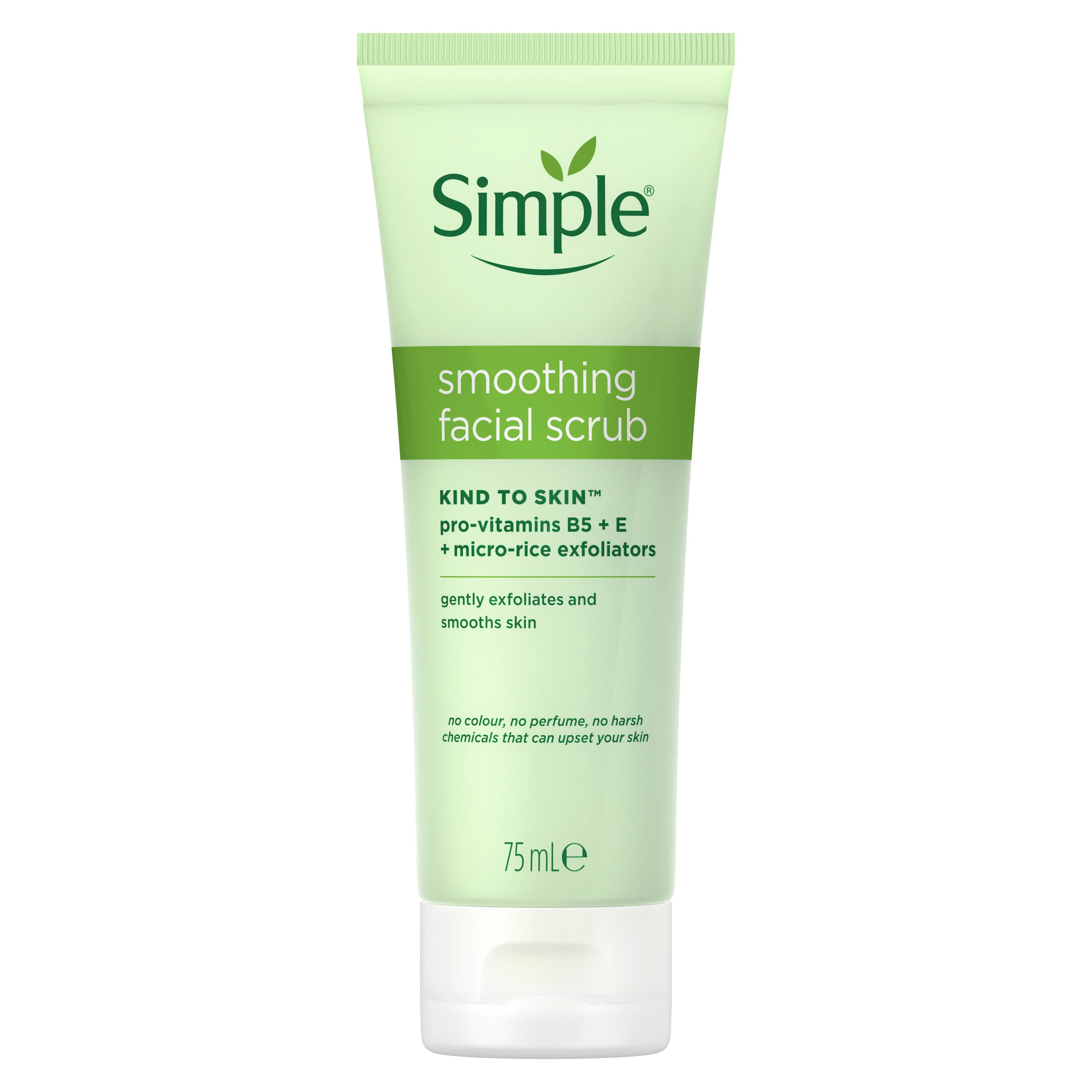 Kind to Skin Smoothing Facial Scrub | Simple® Skincare