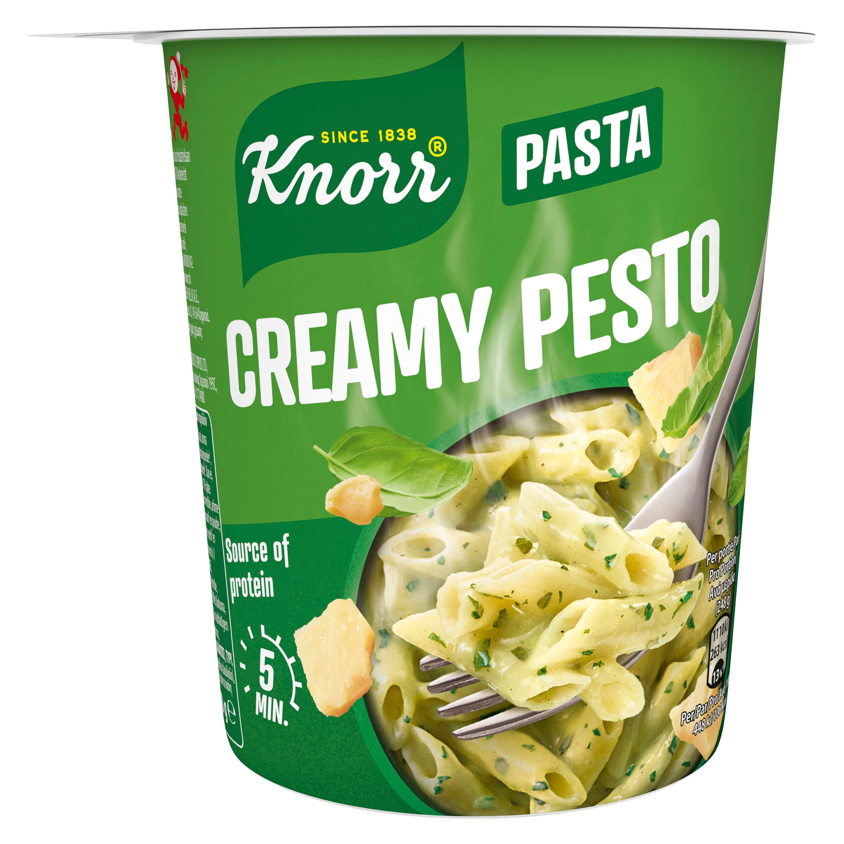 KNORR Pasta Snack Creamy Pesto Becher 1 Portion | Knorr Schweiz