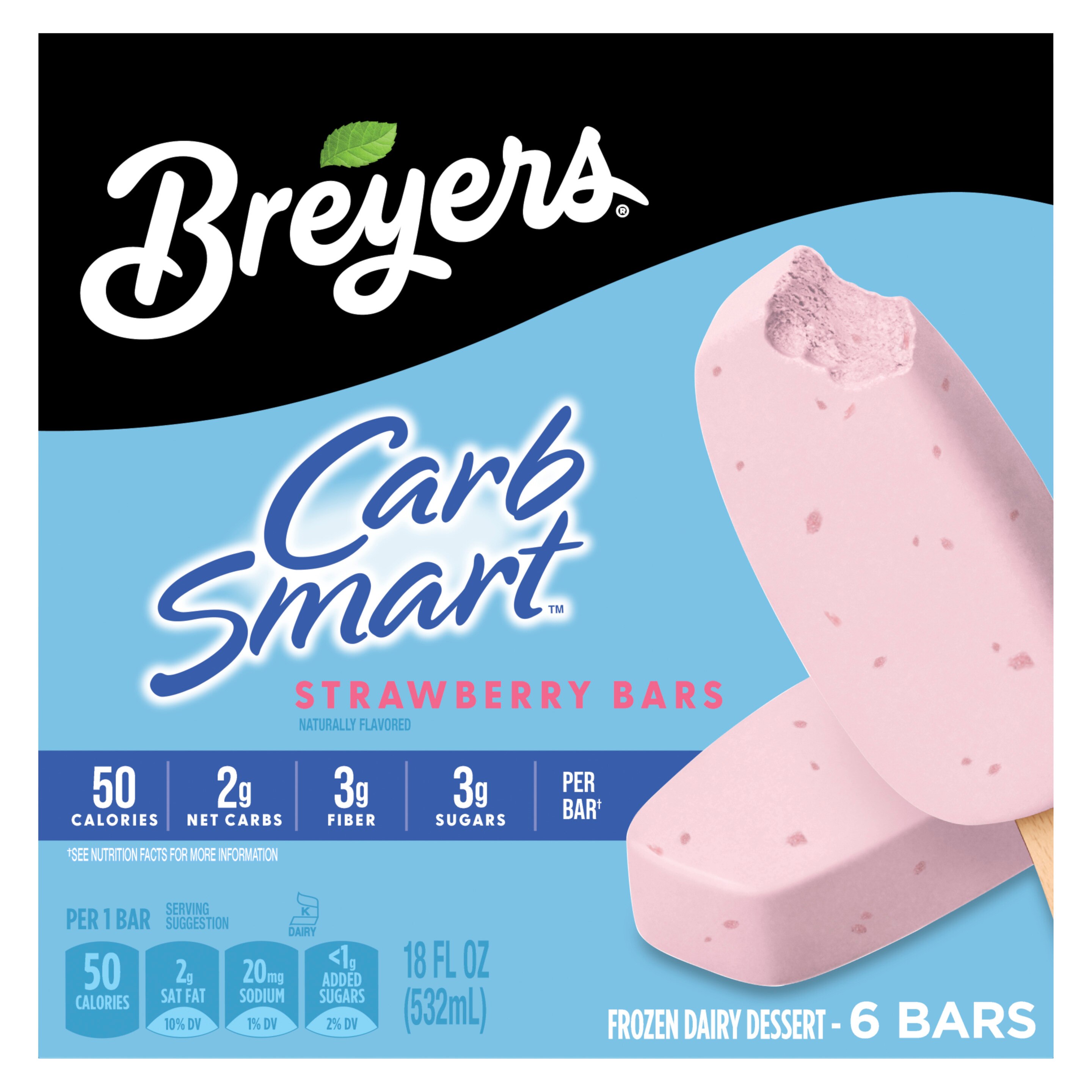 CarbSmart™ Strawberry Bar | Breyers®