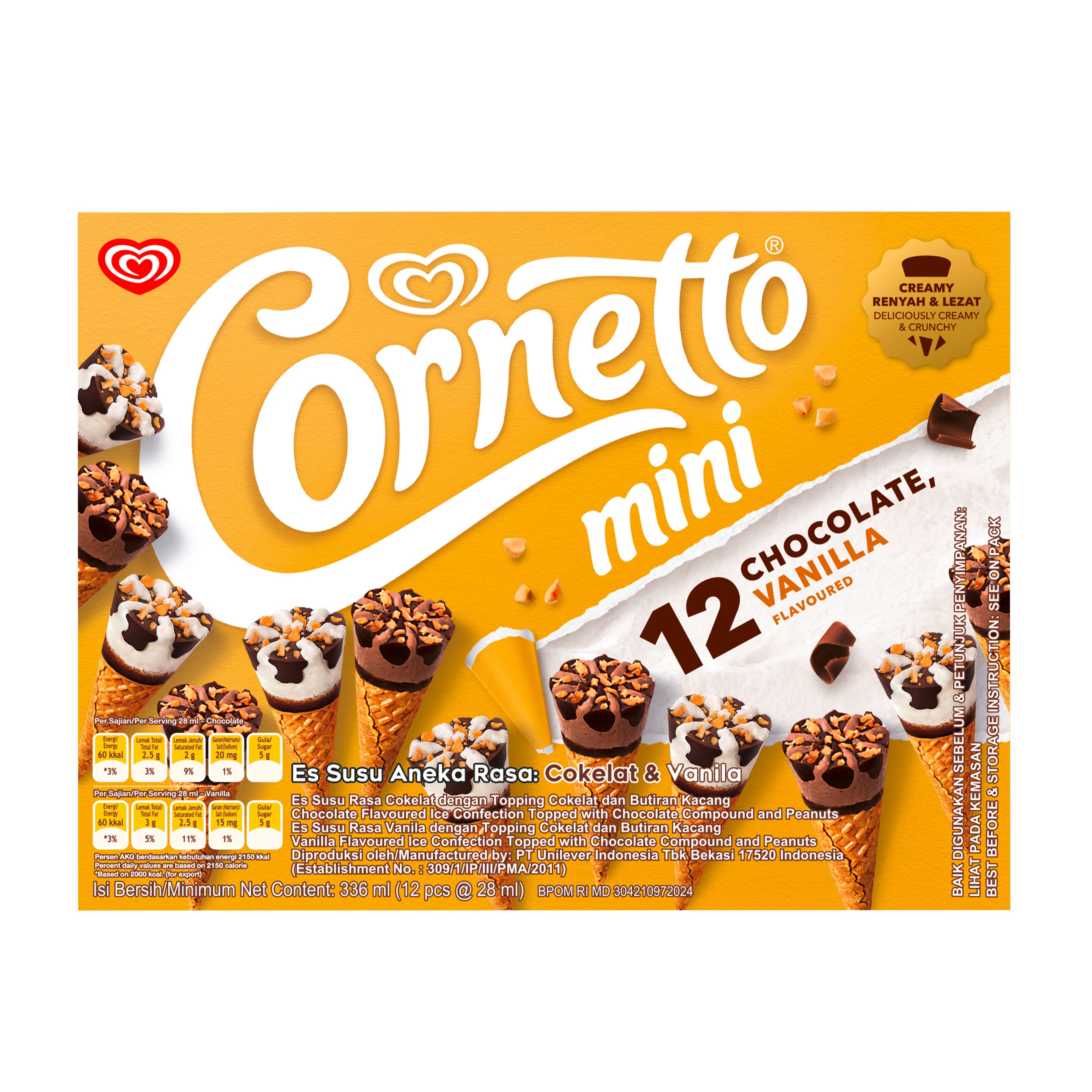 Cornetto Mini Chocolate Vanila | Wall's Indonesia