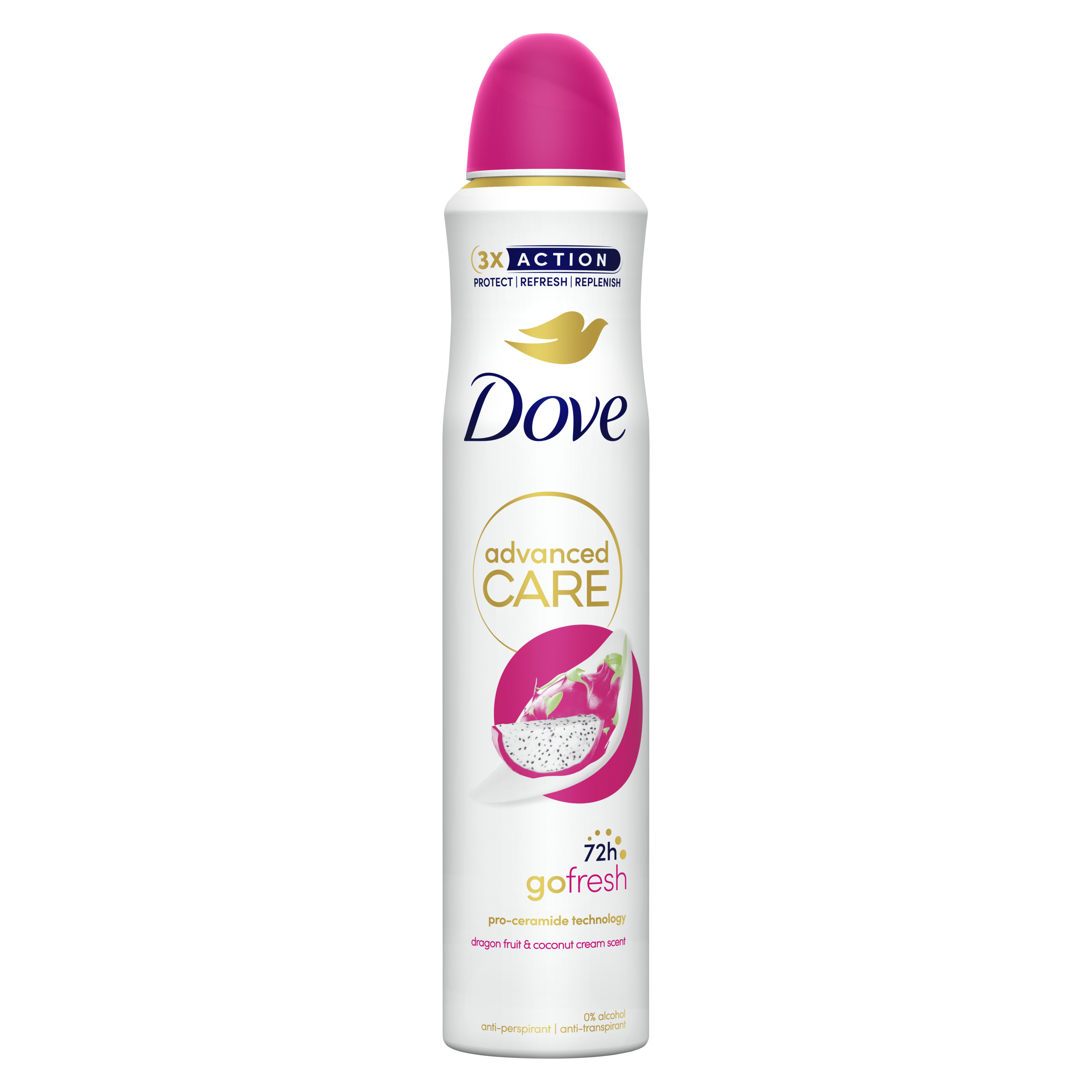 Dove Dragon Fruit Coconut Deodorant Spray 72H Care Dove Dove Dragon Fruit Coconut Deodorant Spray 72H Care Dove