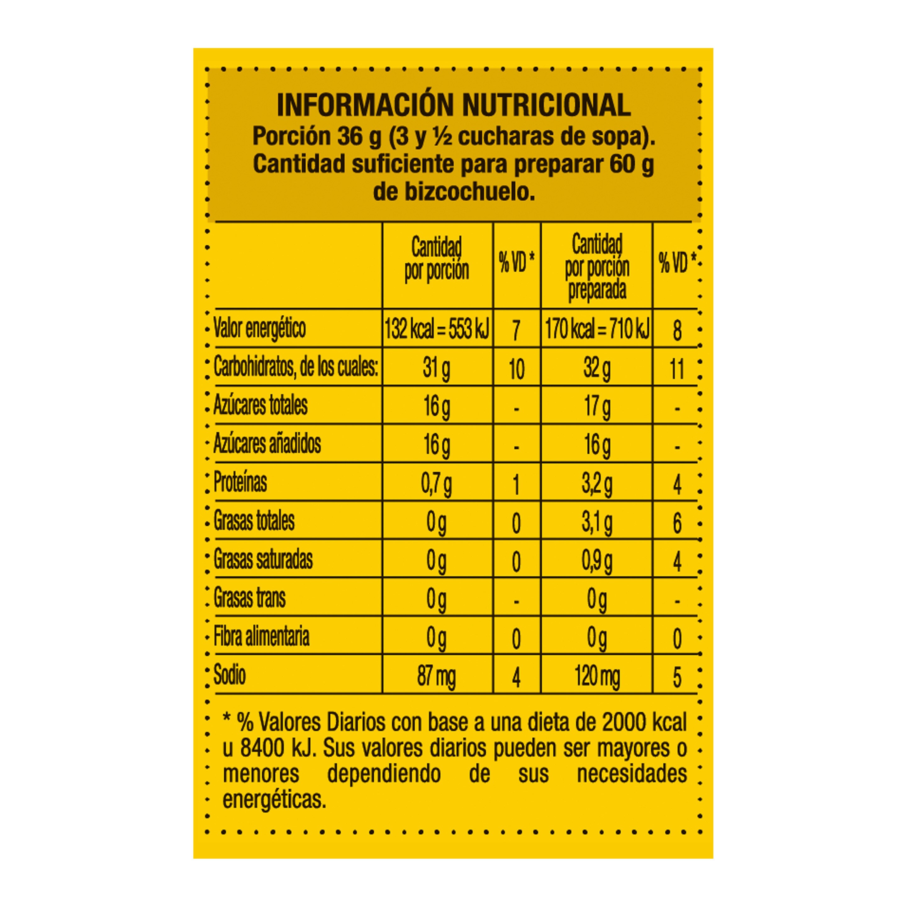 Premezcla para Bizcochuelo MAIZENA Sin Tacc Vainilla 450 g | Maizena Argentina