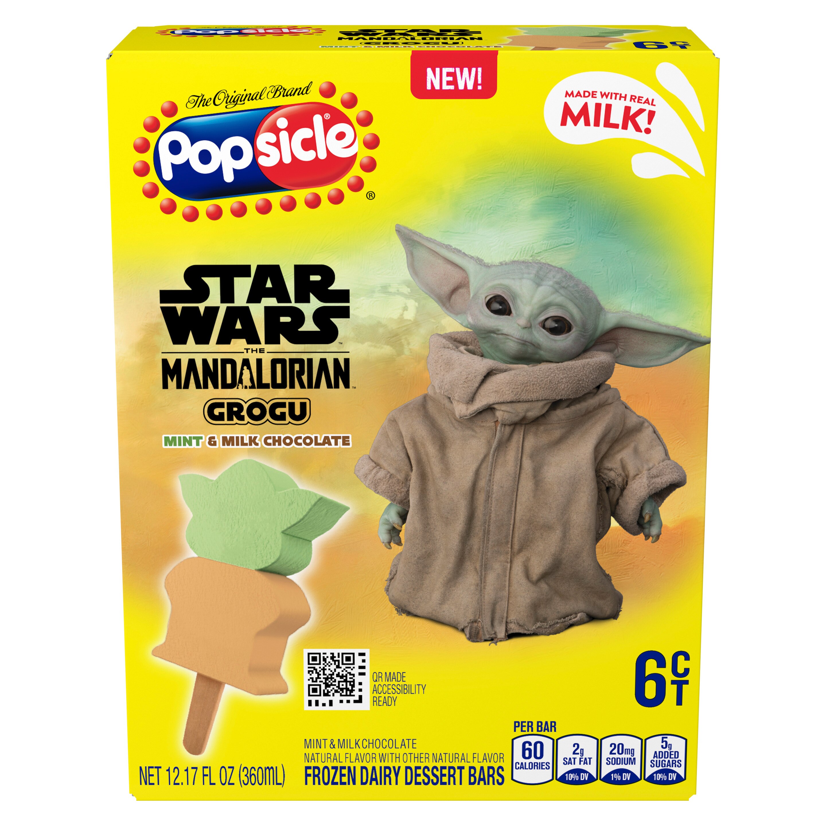 Popsicle® Grogu Frozen Confection Bars | Popsicle®