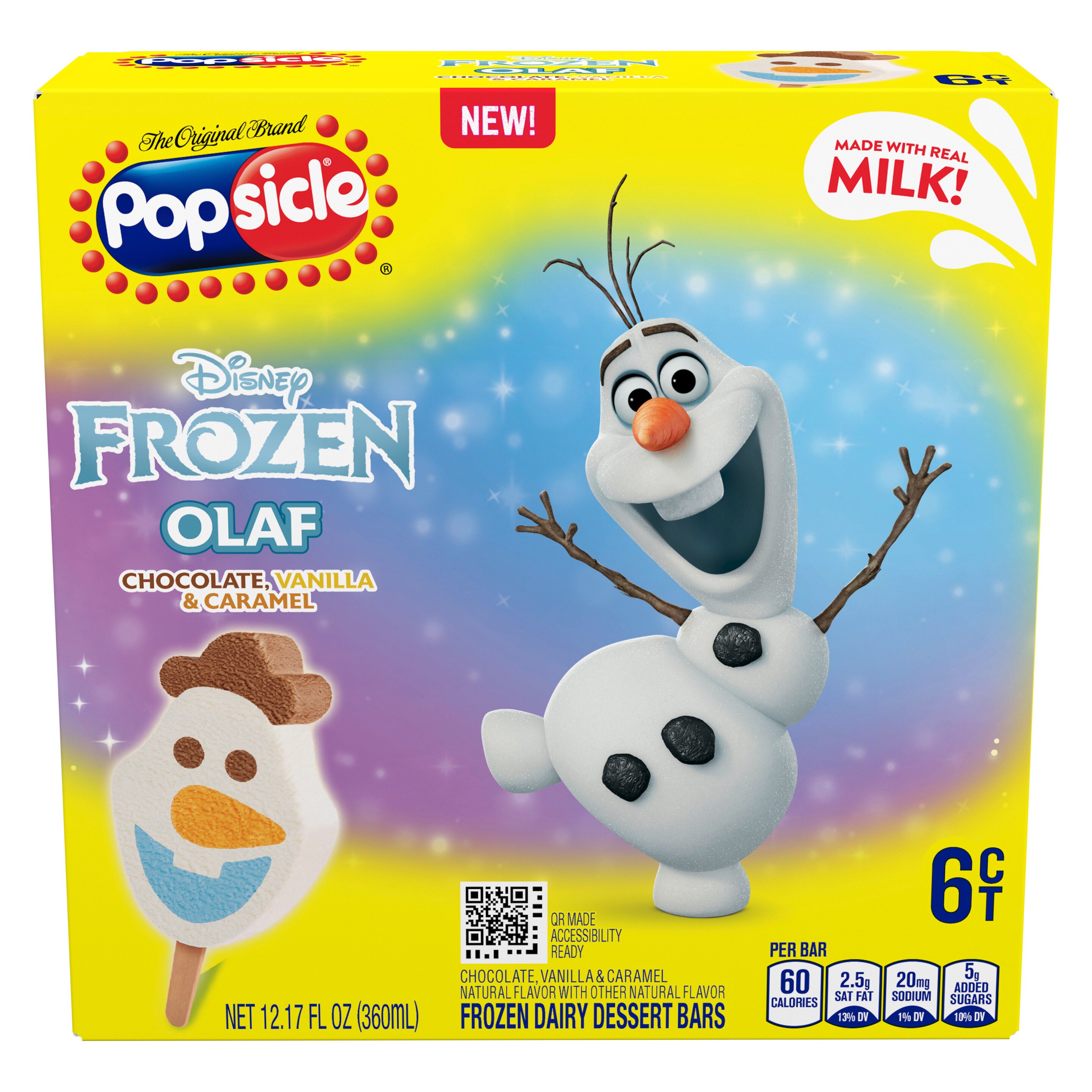 Popsicle® Olaf Frozen Confection Bars | Popsicle®