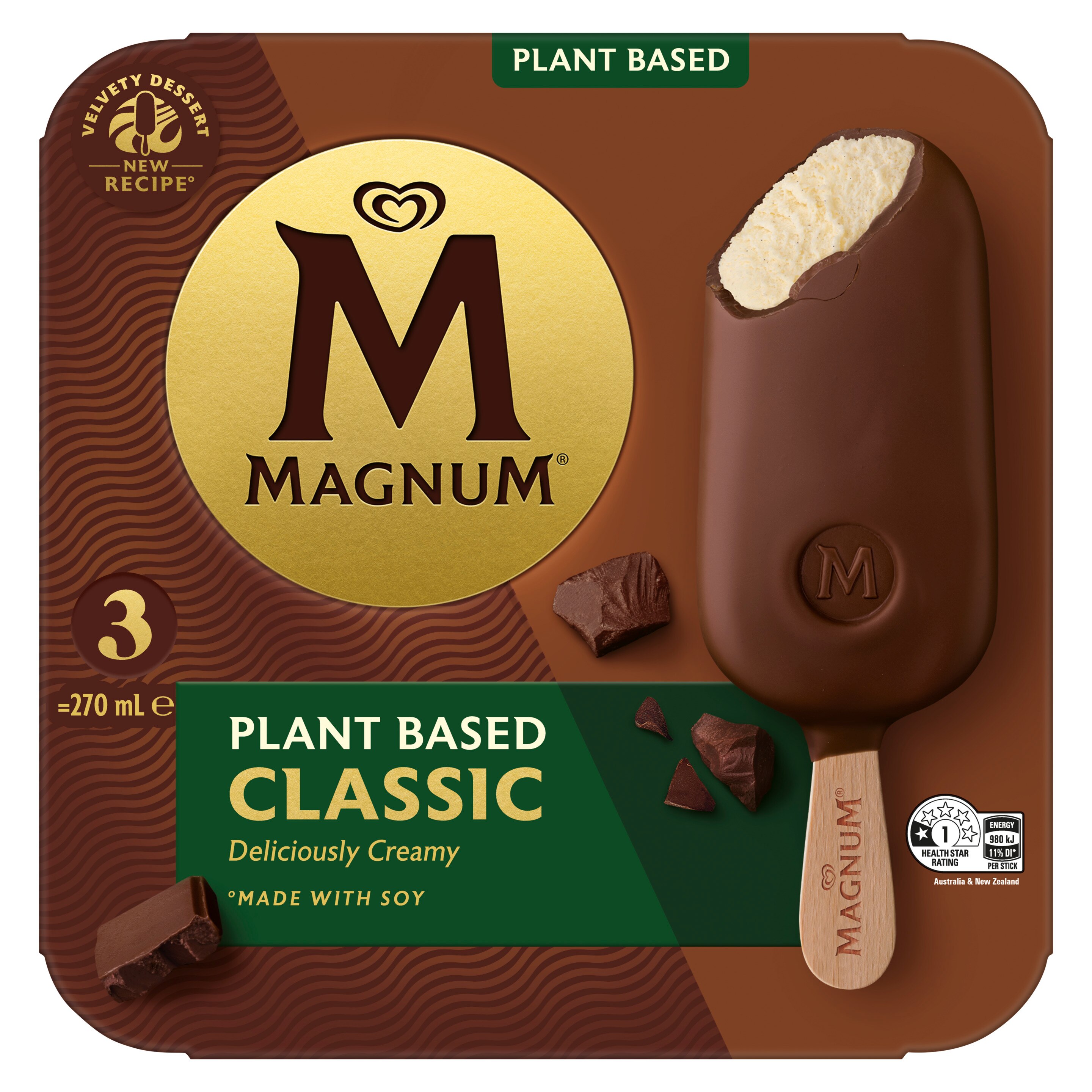 Magnum Plant-Based Classic Multipack x 3 | Magnum ANZ