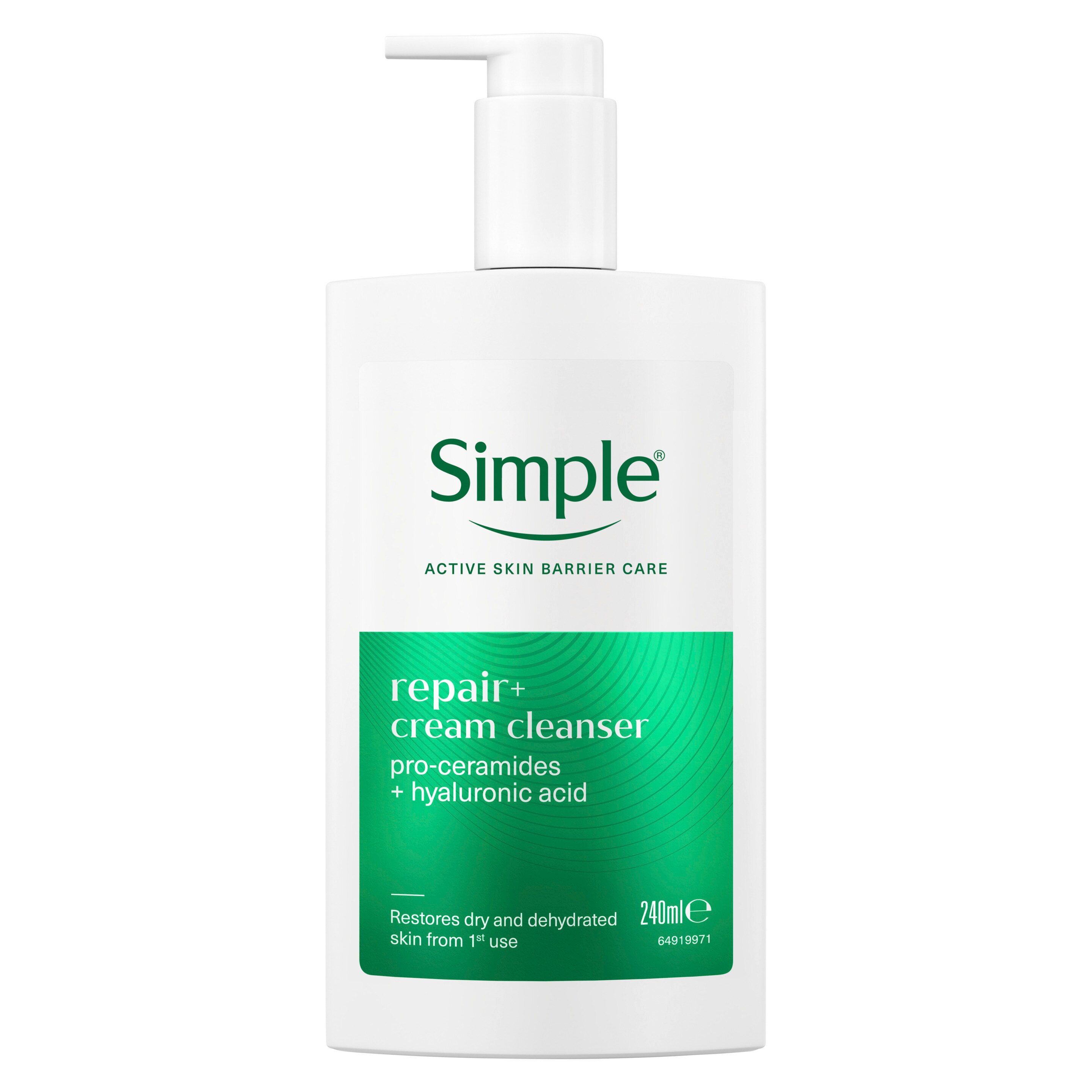 repair+ replenish cream cleanser | Simple® Skincare
