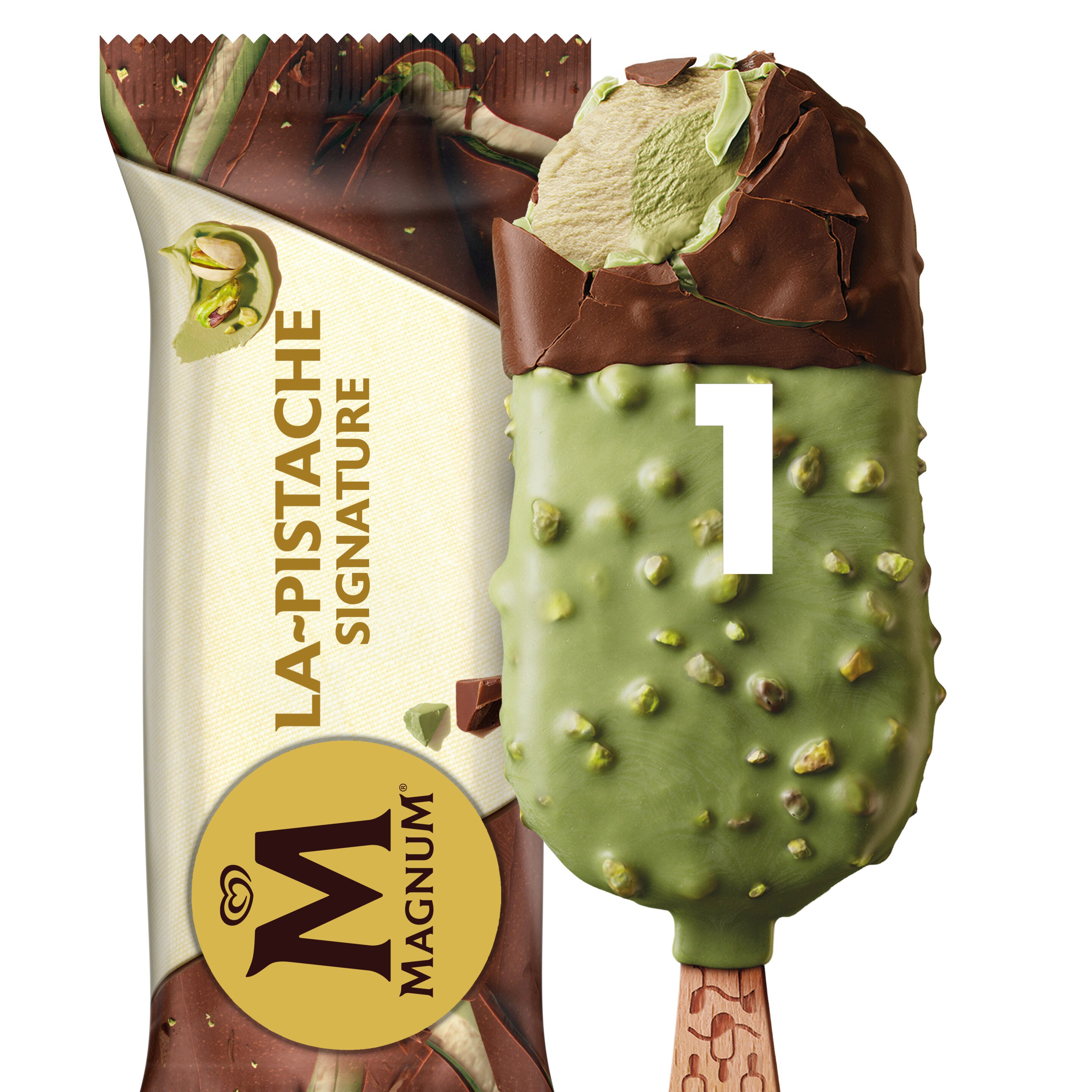 Magnum Signature La Pistache 1 x 90 ml | Cremiges Premium Eis und ...