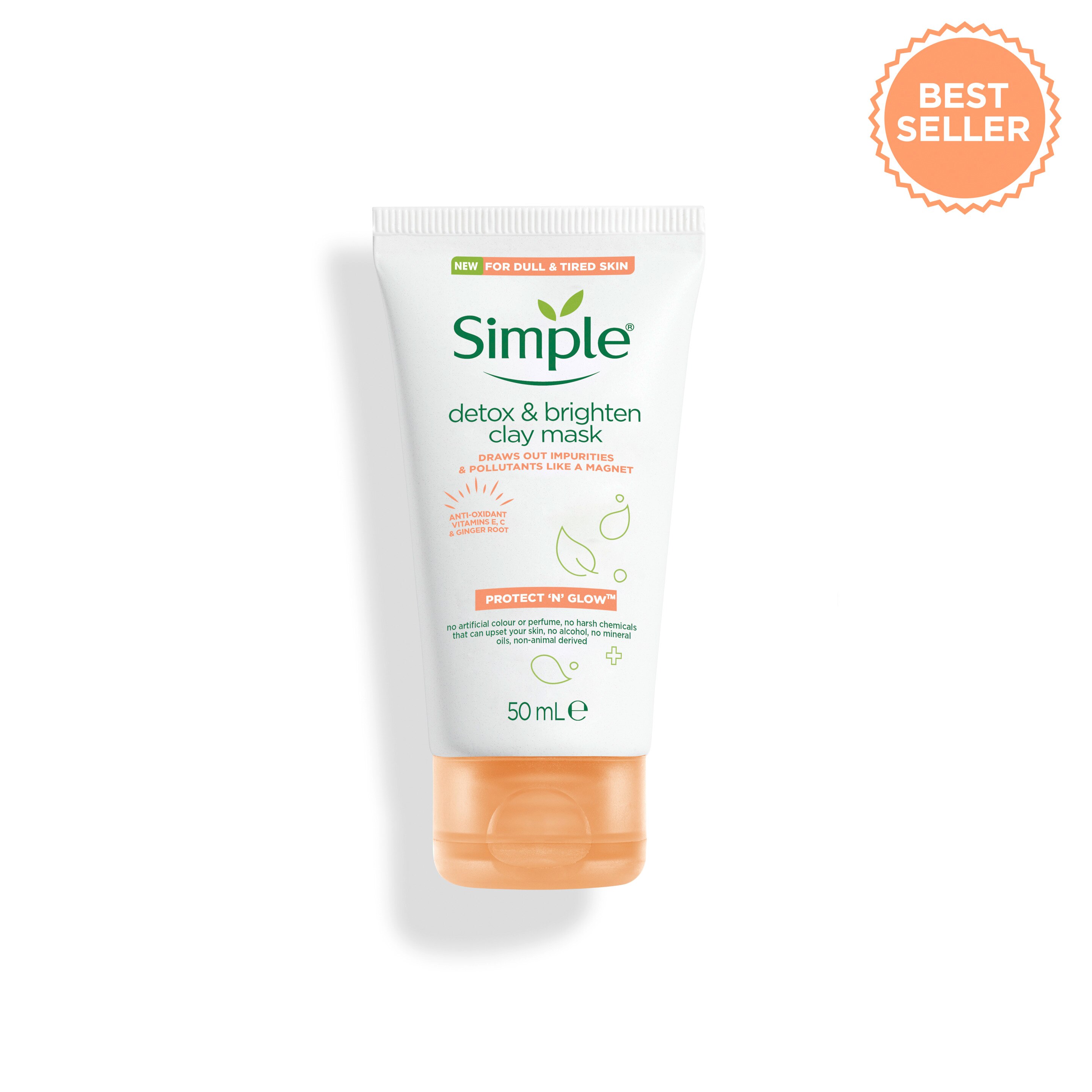 Protect ‘N’ Glow Detox Clay Mask | Simple® Skincare | Simple® Skincare
