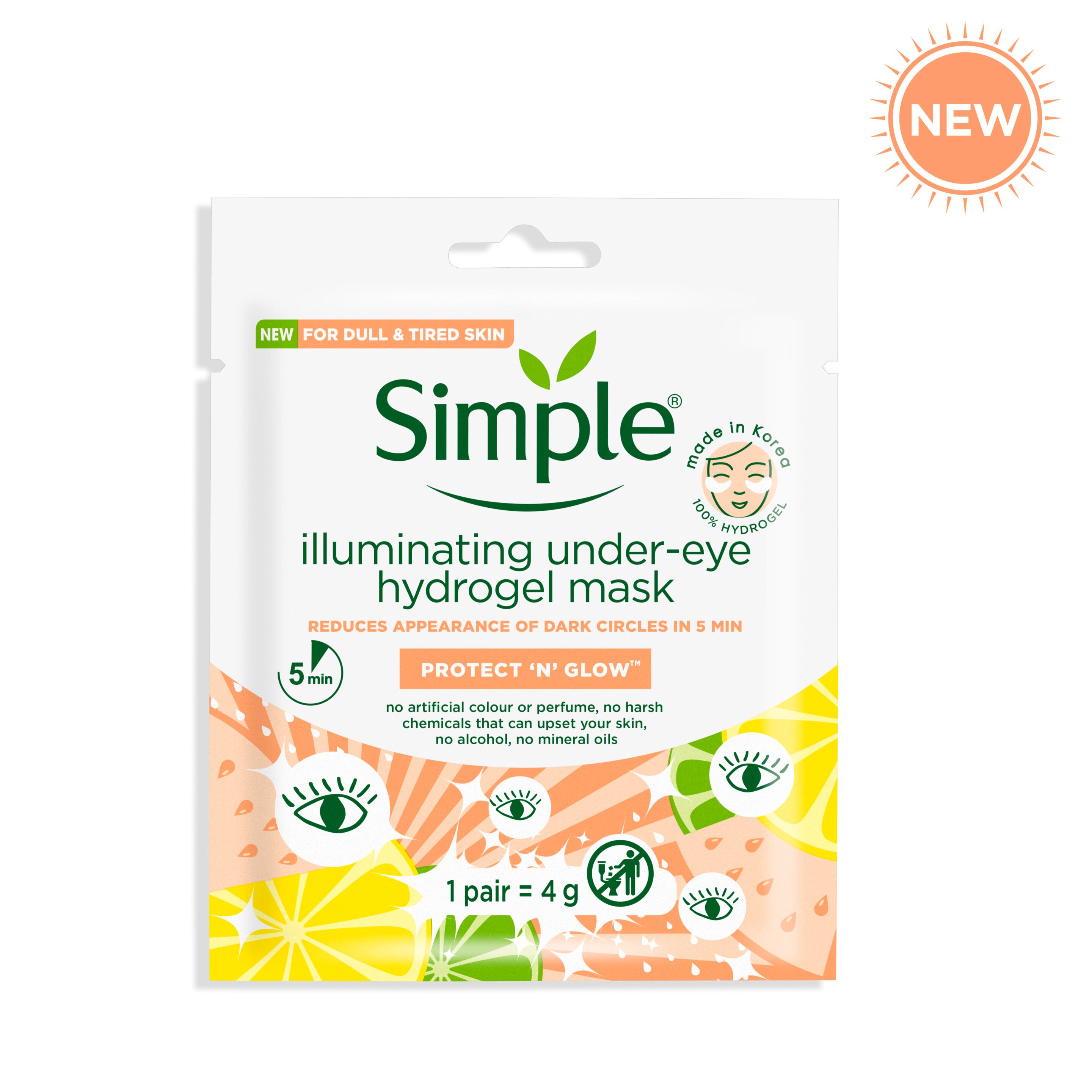 Protect N Glow Illuminating under-eye mask | Simple® Skincare