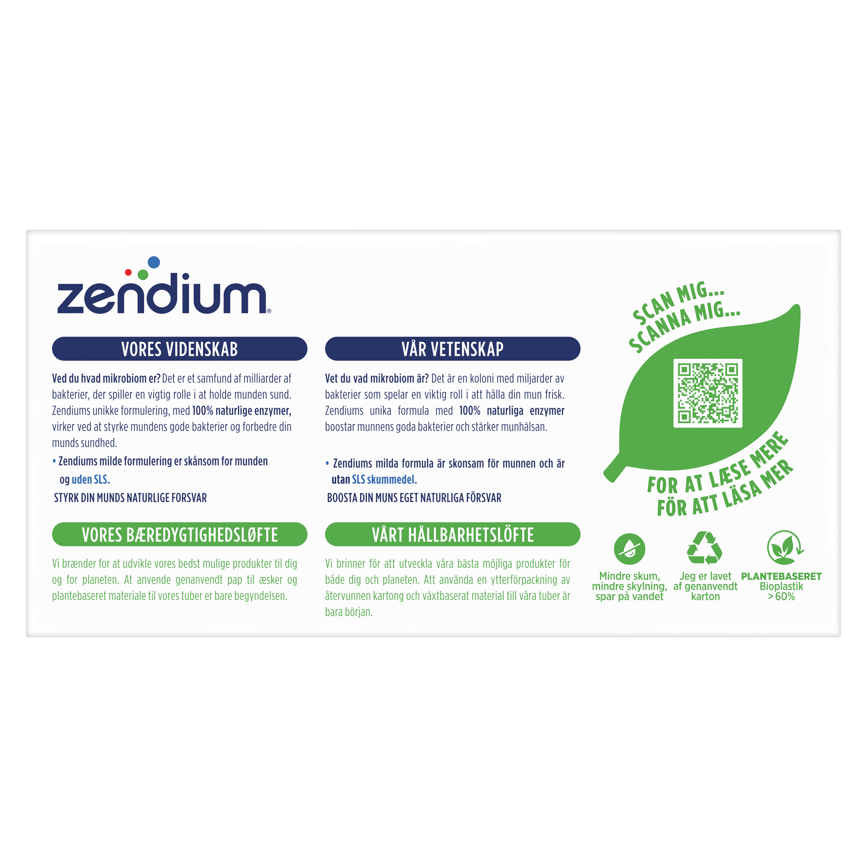 Fresh + White Tandpasta 75ml | Unilever Zendium