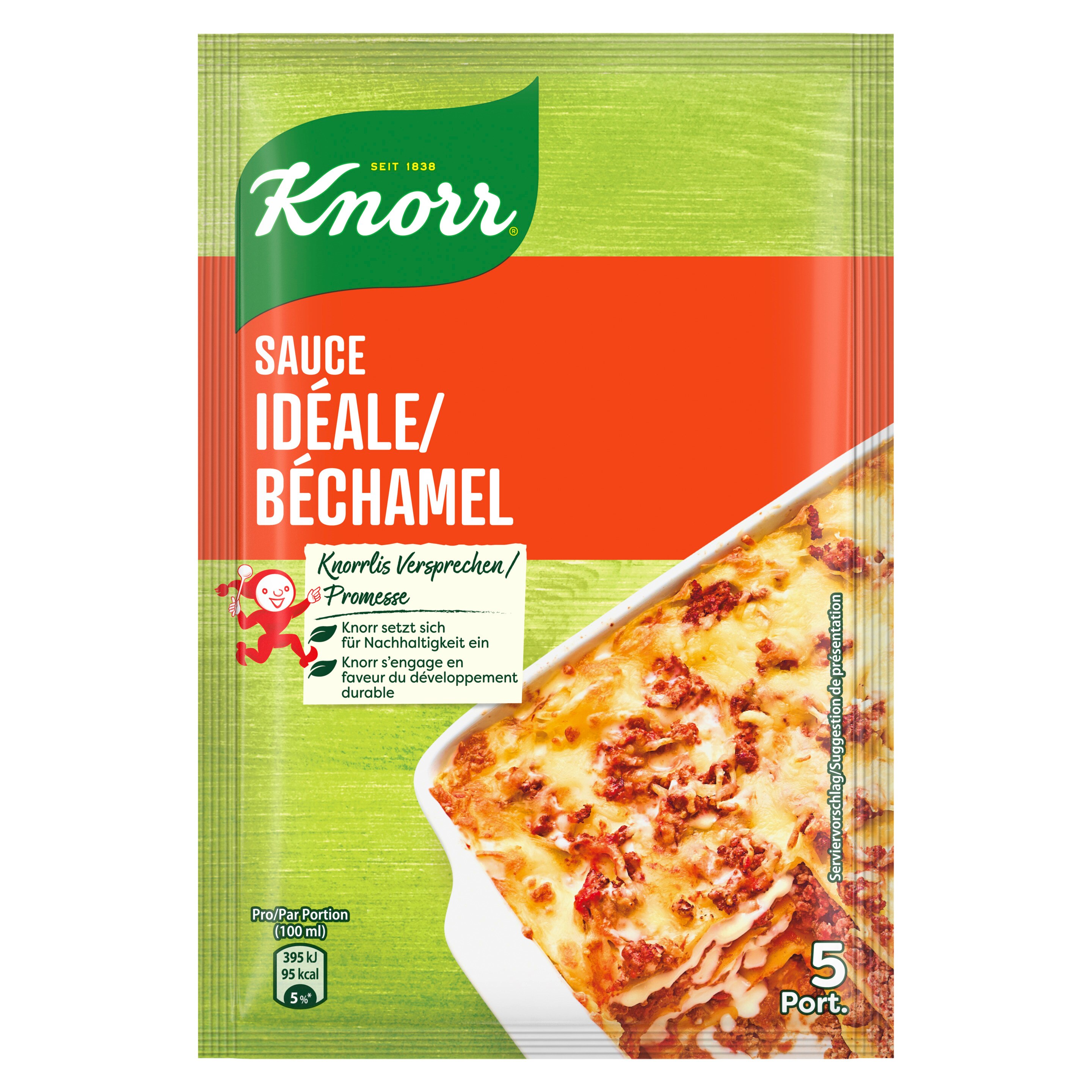 KNORR Sauce idéale / béchamel sachet 3 portions | Knorr Suisse