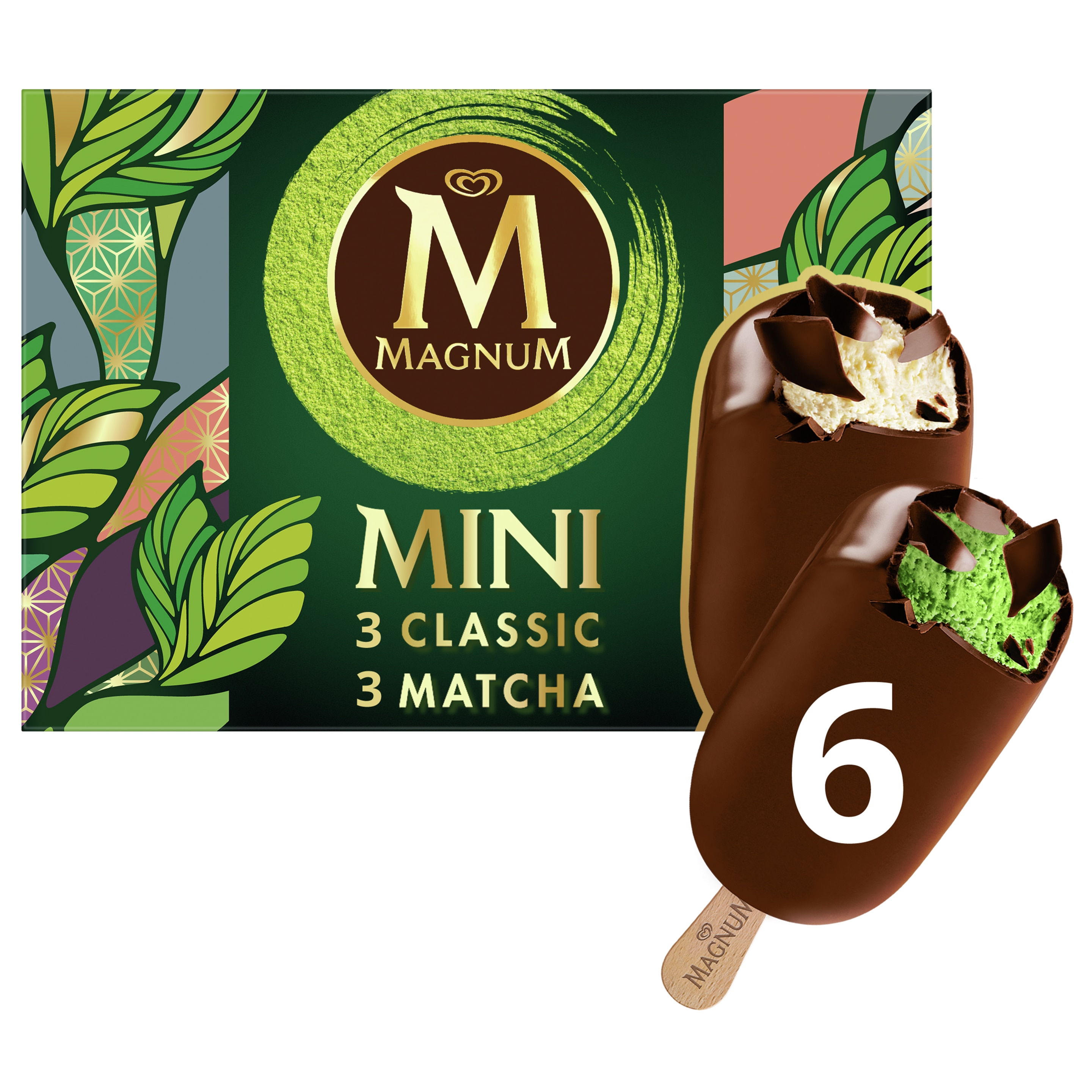 Magnum Mini Intense Dark Ice Cream 6 x 55ml | Magnum Ice Cream