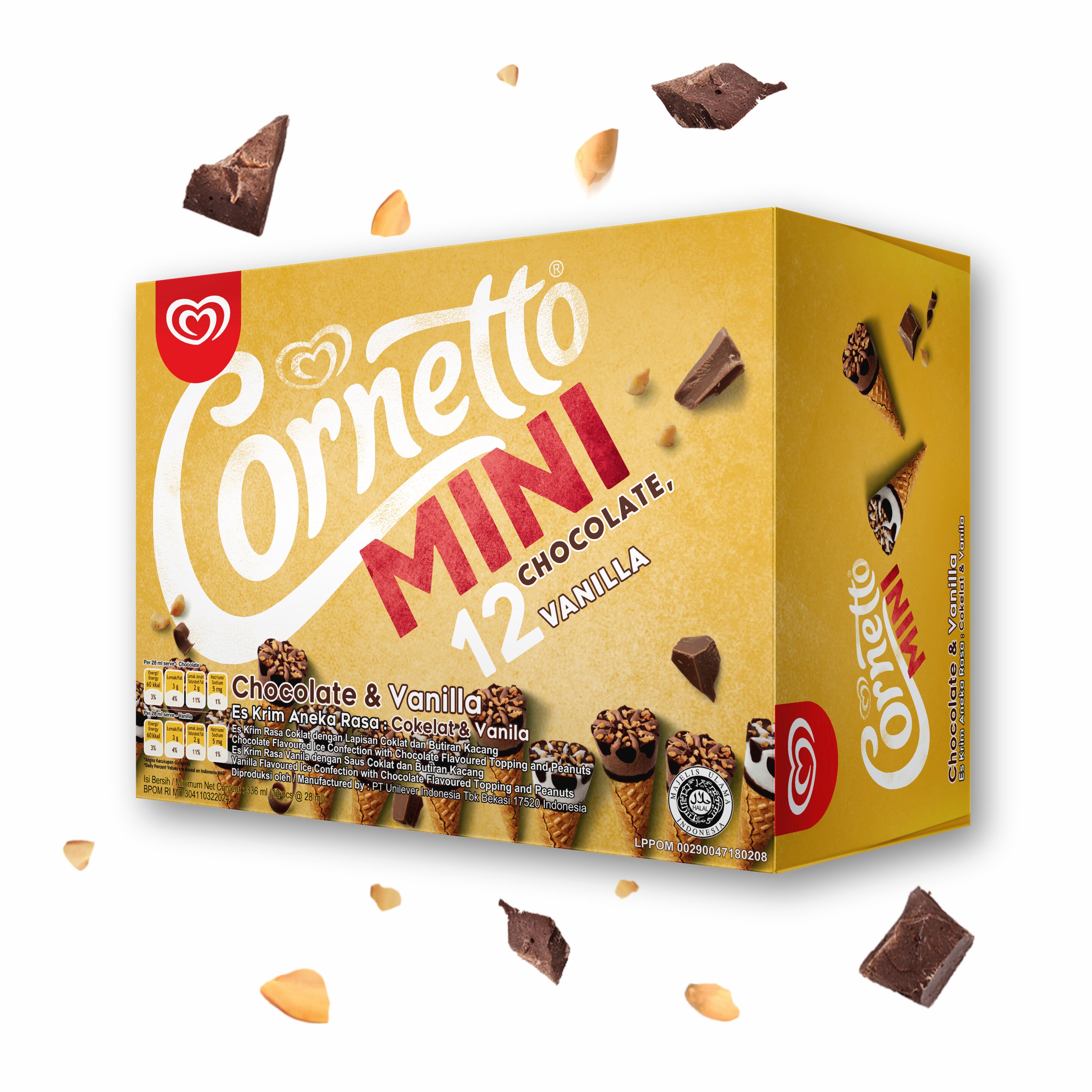 CORNETTO MINI CHOCOLATE & VANILLA | Wall's Indonesia