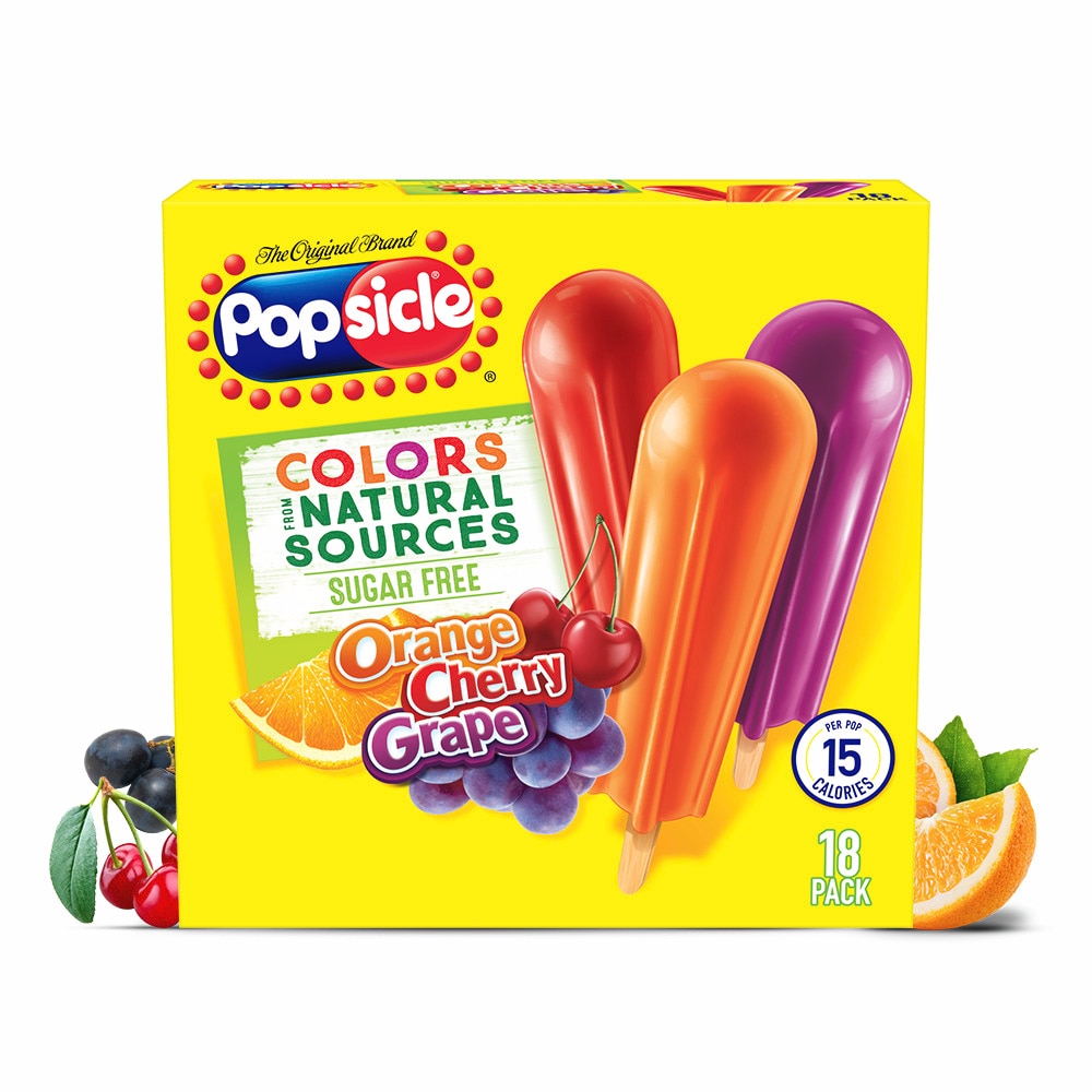 Popsicle Brand Packages Of Popsicle's Firecracker And Bomb Pops Brand