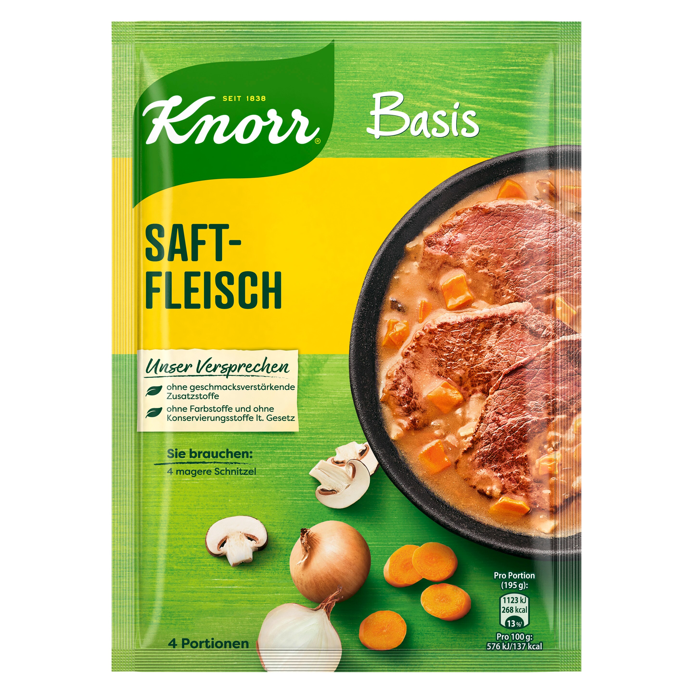 Knorr Basis Saftfleisch 4 Portionen | Knorr Österreich