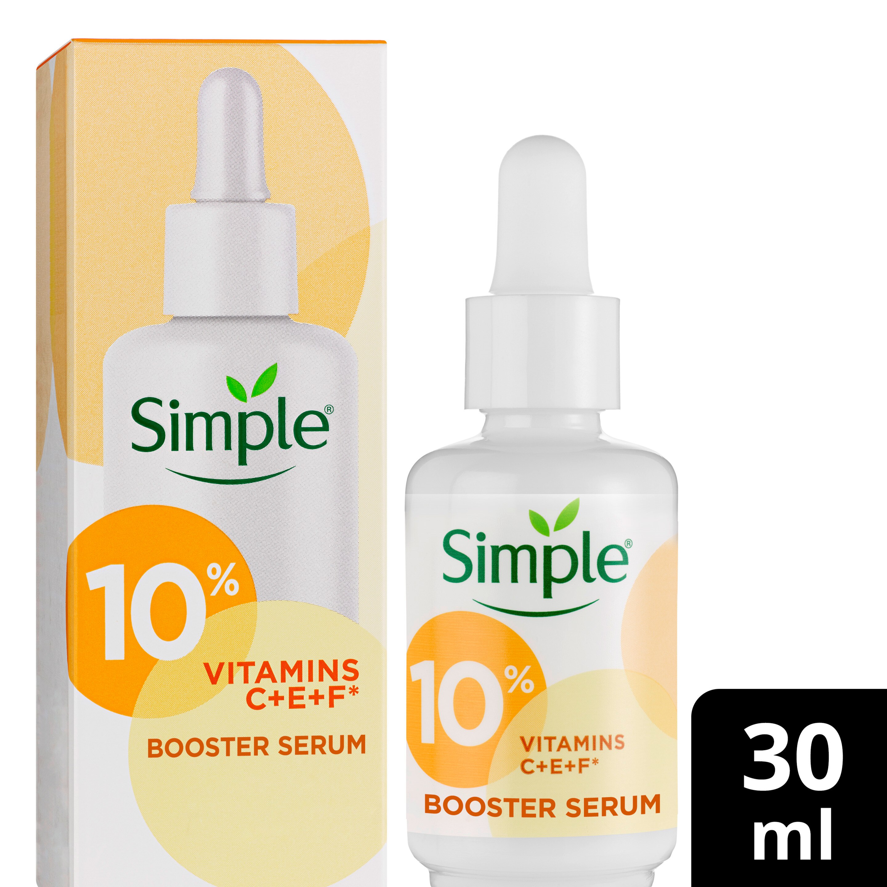 Simple Booster Serum 10% Vitamins C + E + F | Simple® Skincare