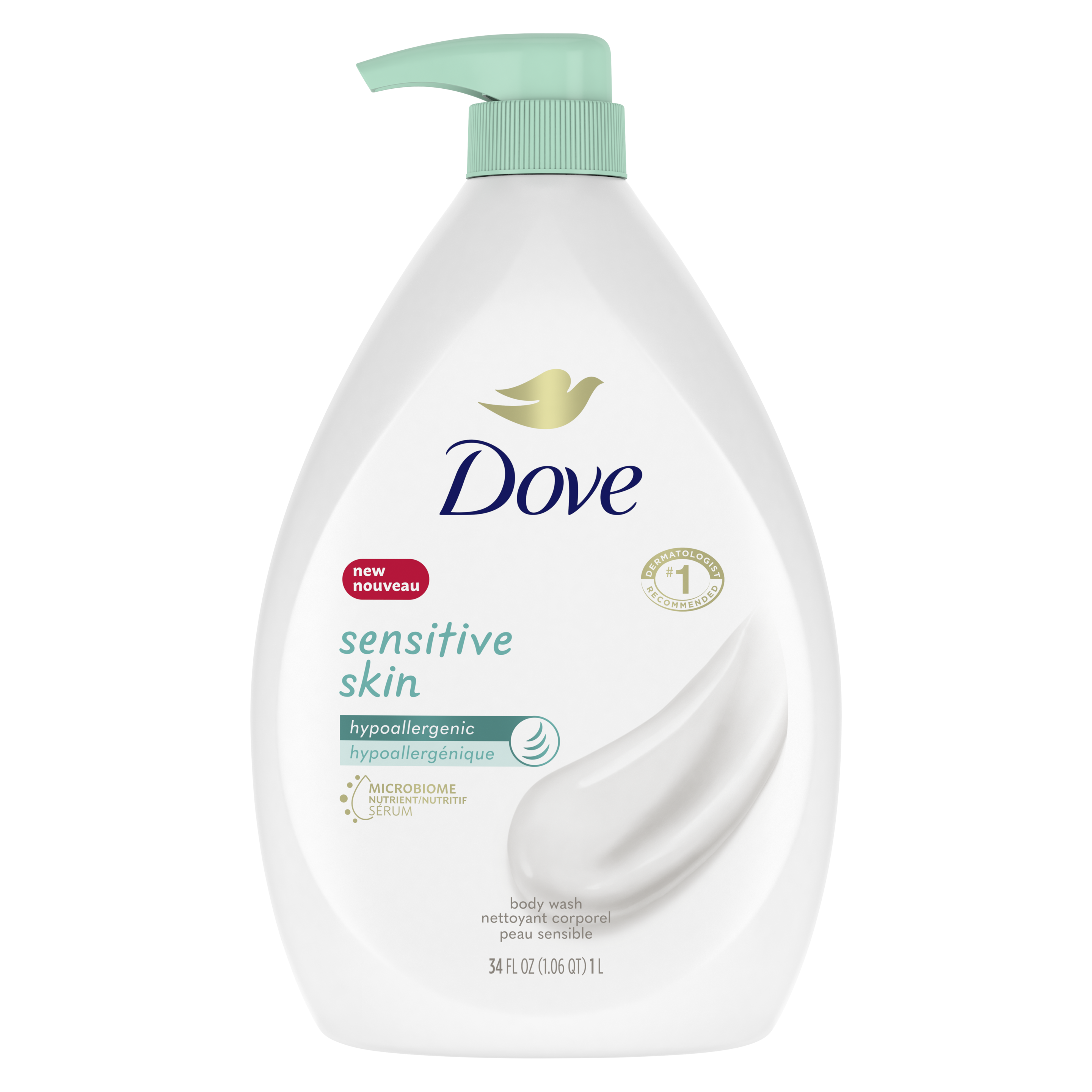 Nettoyant pour le corps Peau sensible inodore | Dove
