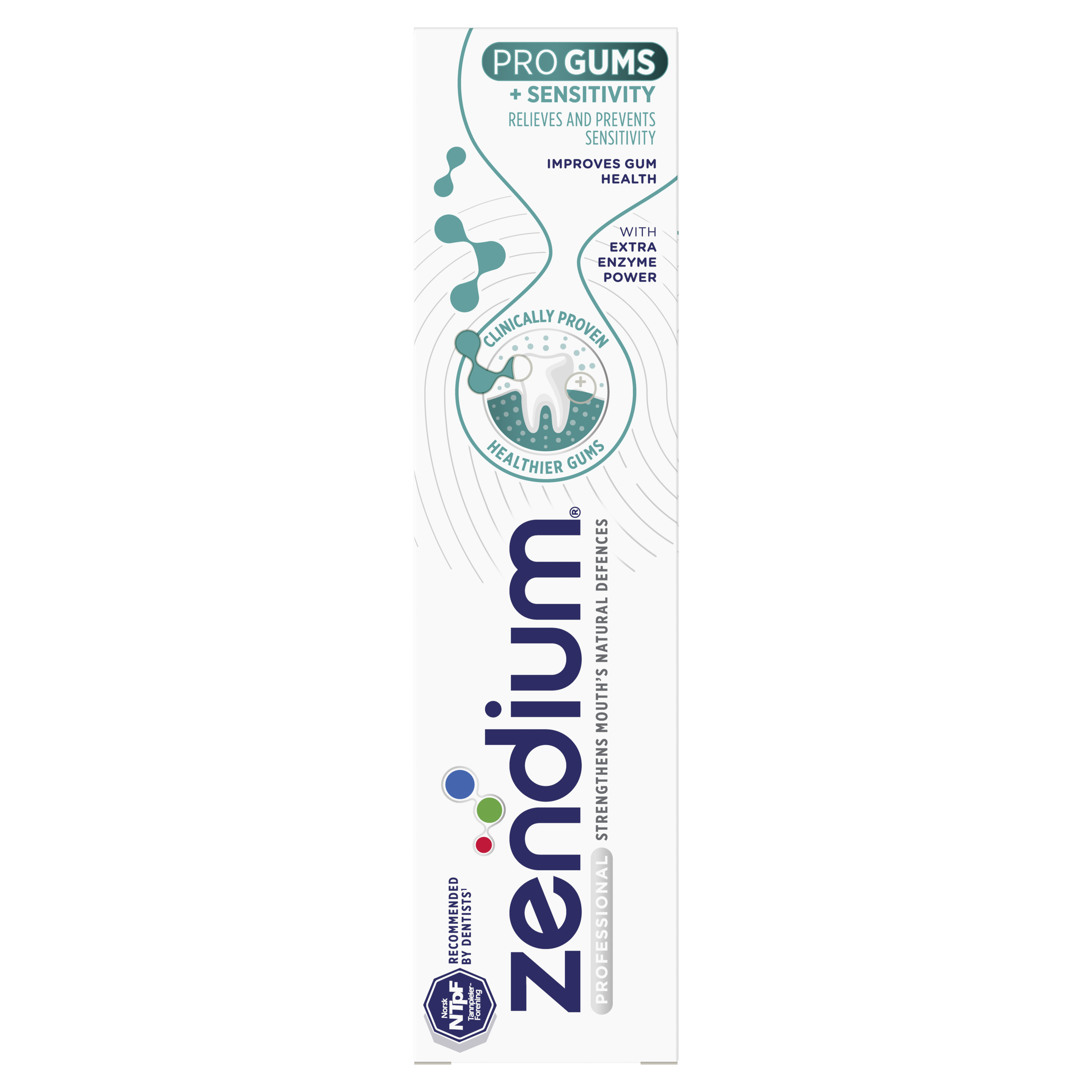 PROGUMS + Sensitivity Tandkräm 75ml | Zendium