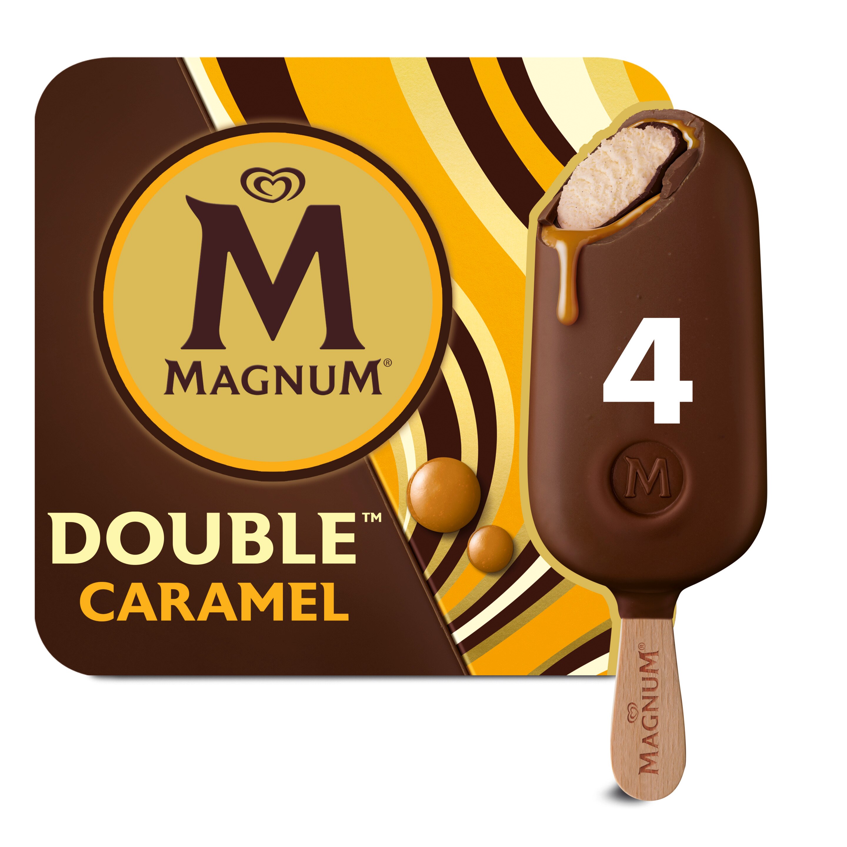 Magnum IJs Double Caramel 4x85ml | Magnum NL