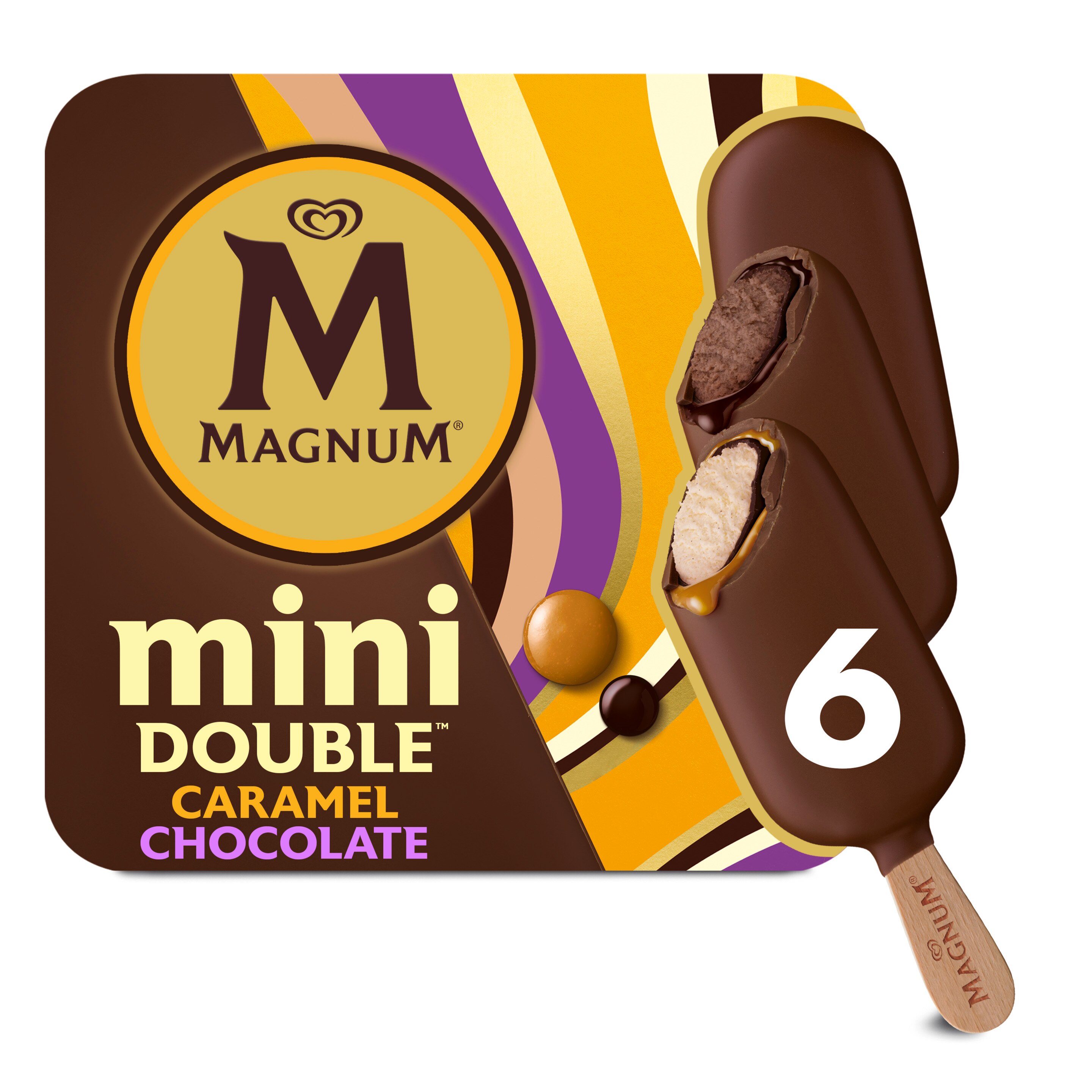 Magnum Mini Double Caramel & Mini Double Chocolate x6 | Magnum España
