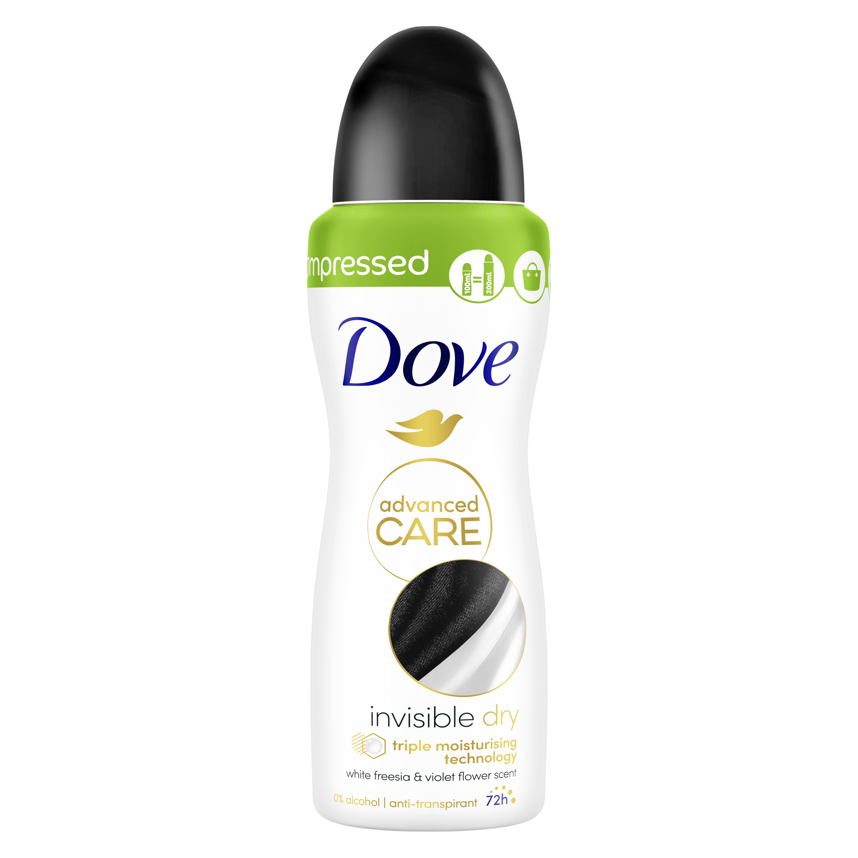 Compressed Advanced Care Deodorant Anti Transpirant Spray Invisible Dry Compressed Advanced Care Deodorant Anti Transpirant Spray Invisible Dry